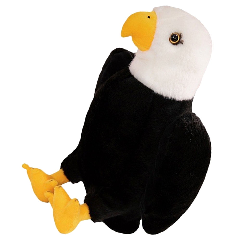 HONMEET 1Pack Plush Eagle Stuffed Animal Toy Black Realistic Design for ...