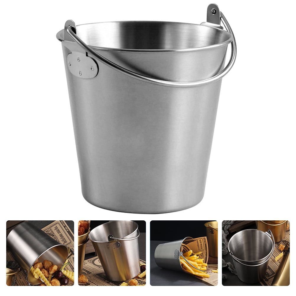HONMEET 1Pack Portable Ice Bucket Storage Bucket for Home Use 13X12 ...
