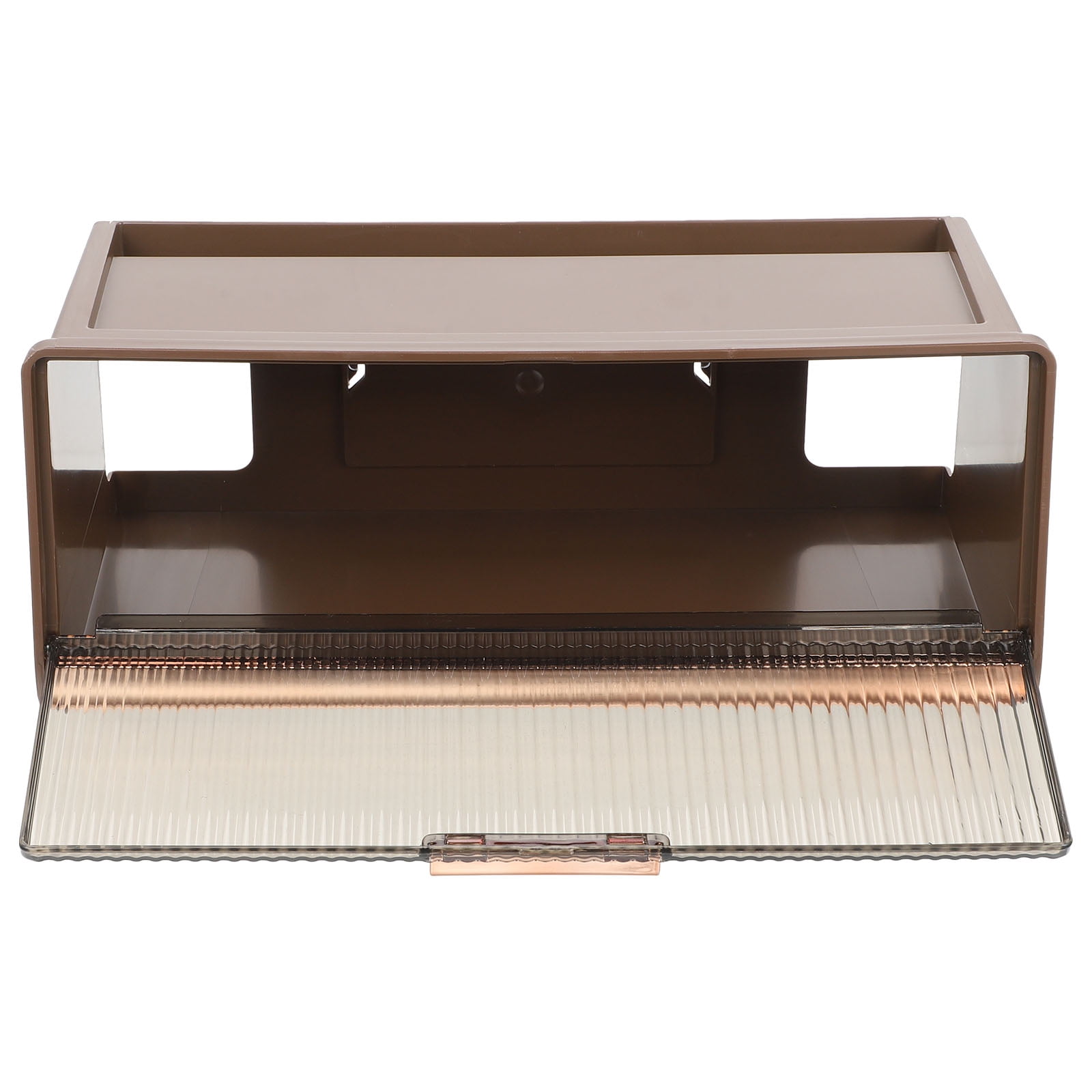 HONMEET Wall Mounted Router Storage Box Cable Management Light Brown ...