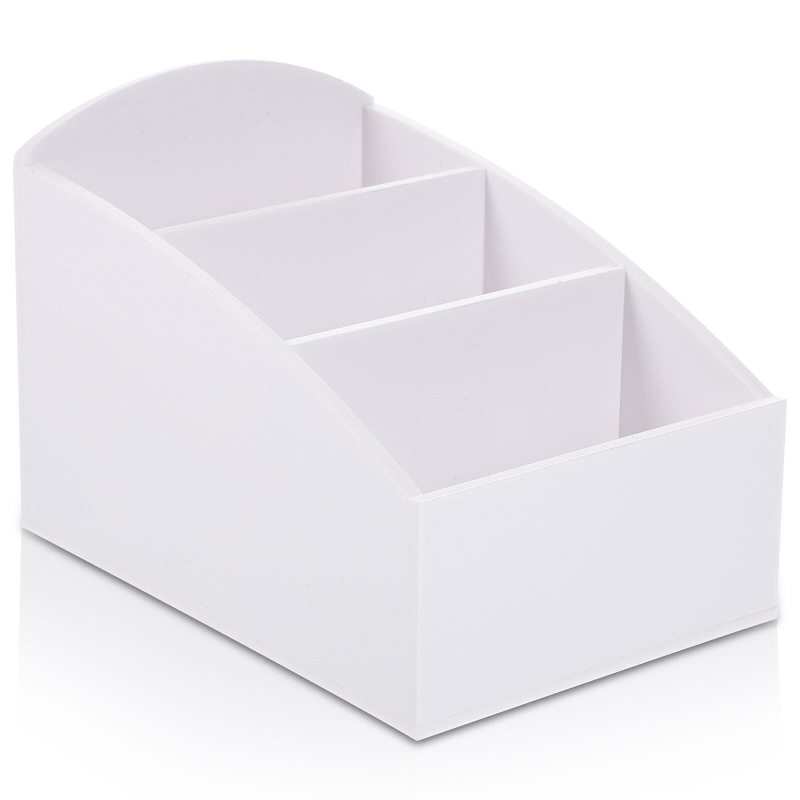 HONMEET 1Pcs White Acrylic Tea Box Organizer with Separate Lattice ...