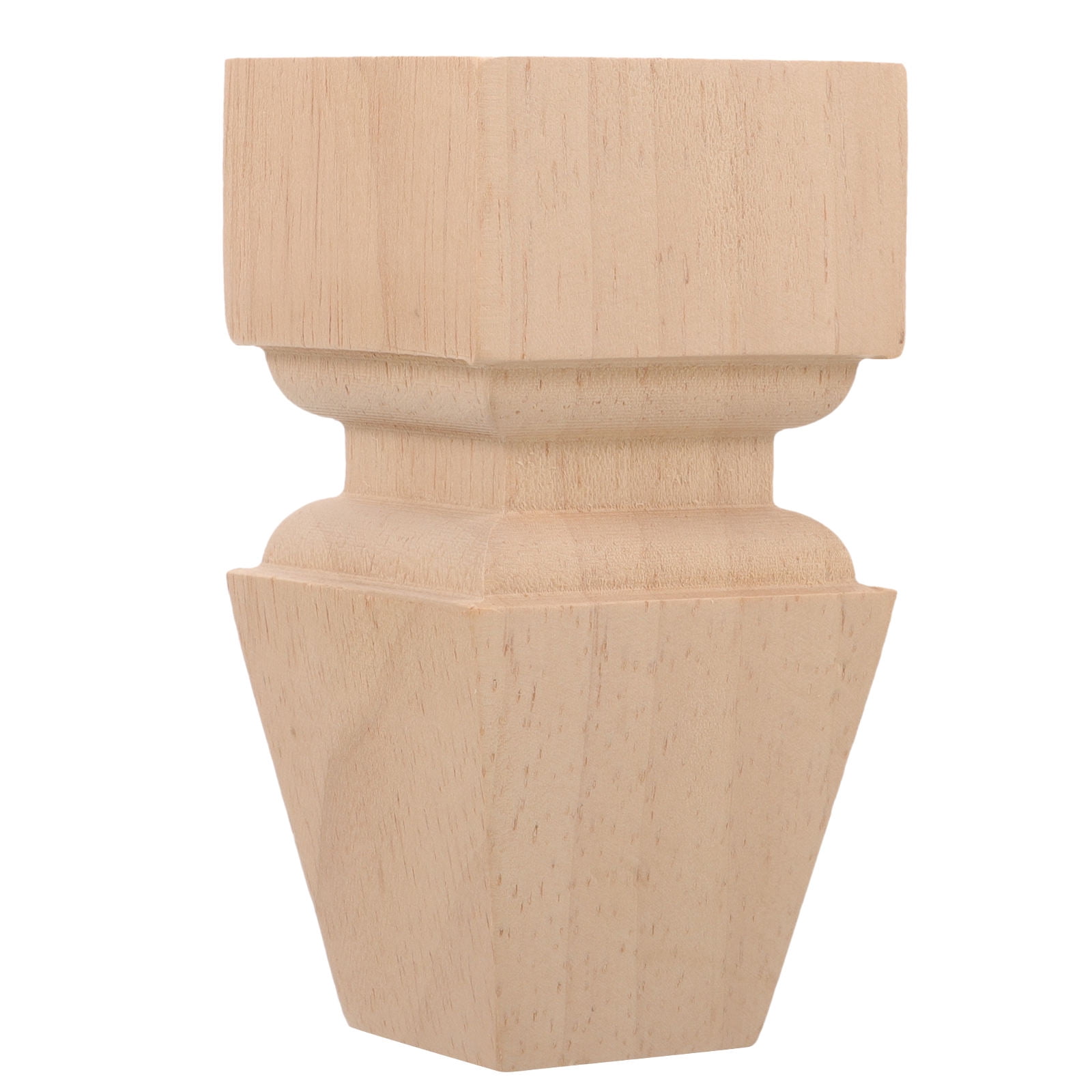 HONMEET Khaki Carved Wood Furniture Leg 1 Piece Replacement for Sofas ...