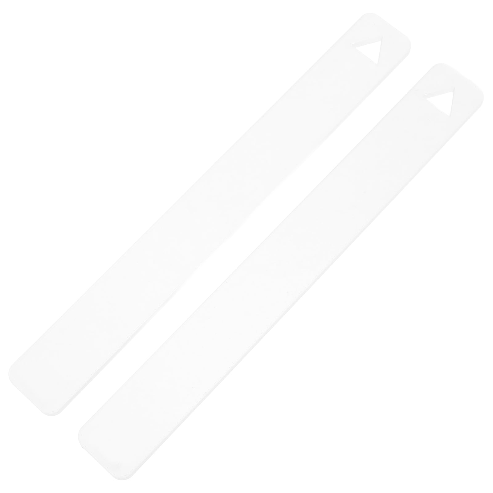 HONMEET Transparent Acrylic Clay Thickness Leveling Ruler, 1 Pair for ...