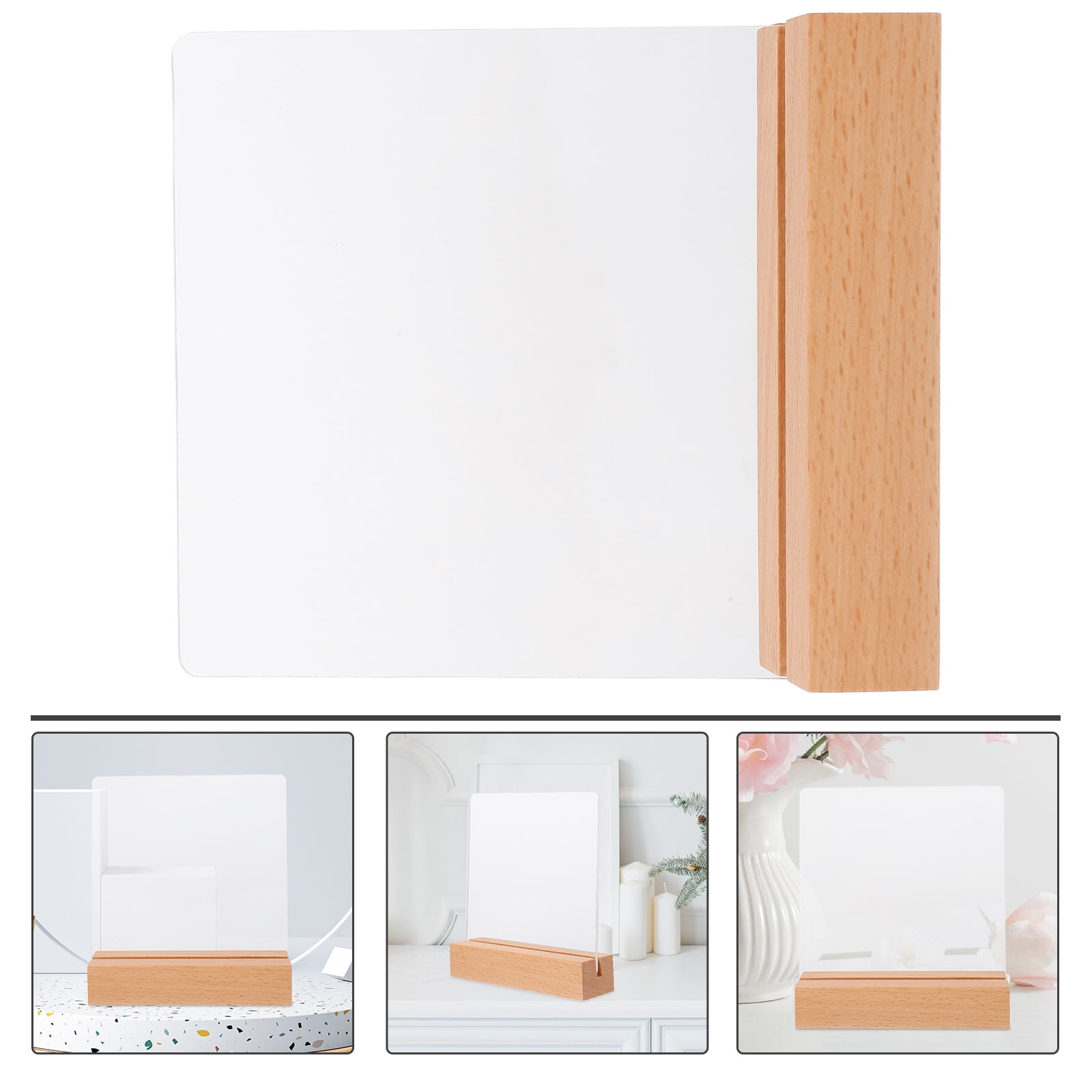 HONMEET 1Pcs Acrylic Nail Color Display Board Rectangular Minimalist ...