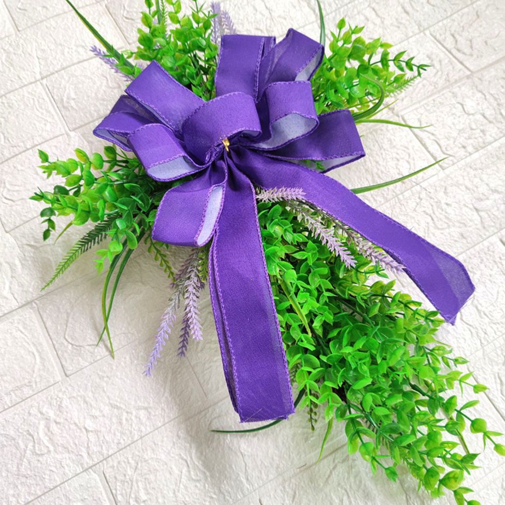 HONMEET Wreaths for Front Door Farmhouse Door Wreath PVC 1Pcs - Walmart.com
