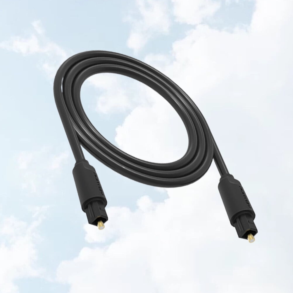 HONMEET Optical Fiber Digital Cable Black for Speaker, Low-Loss Core ...