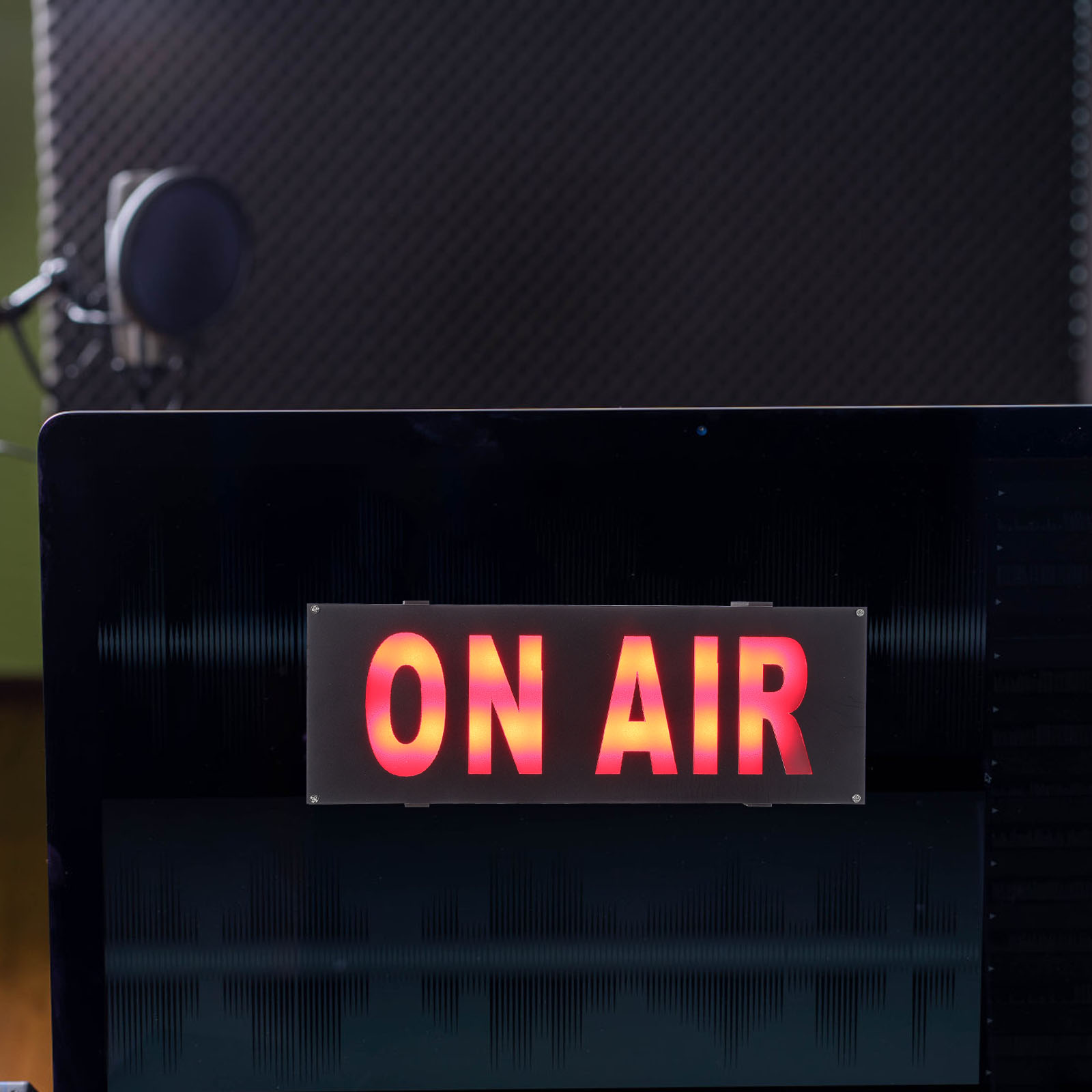 HONMEET office door sign Broadcast Warning Sign Assorted Color 1Pcs ...