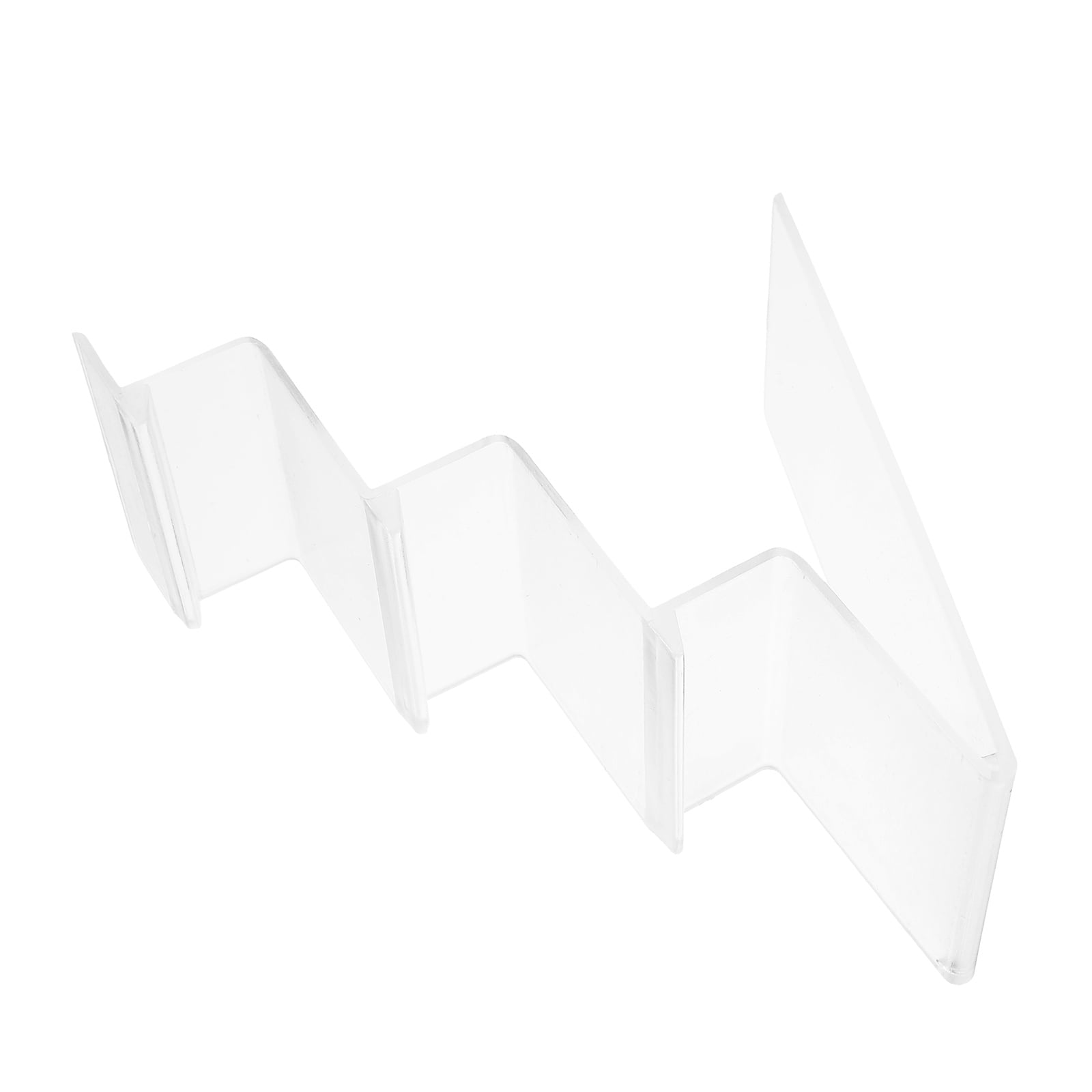 HONMEET 1Pcs Clear Display Stand Acrylic Ladder Shape Modern Storage ...