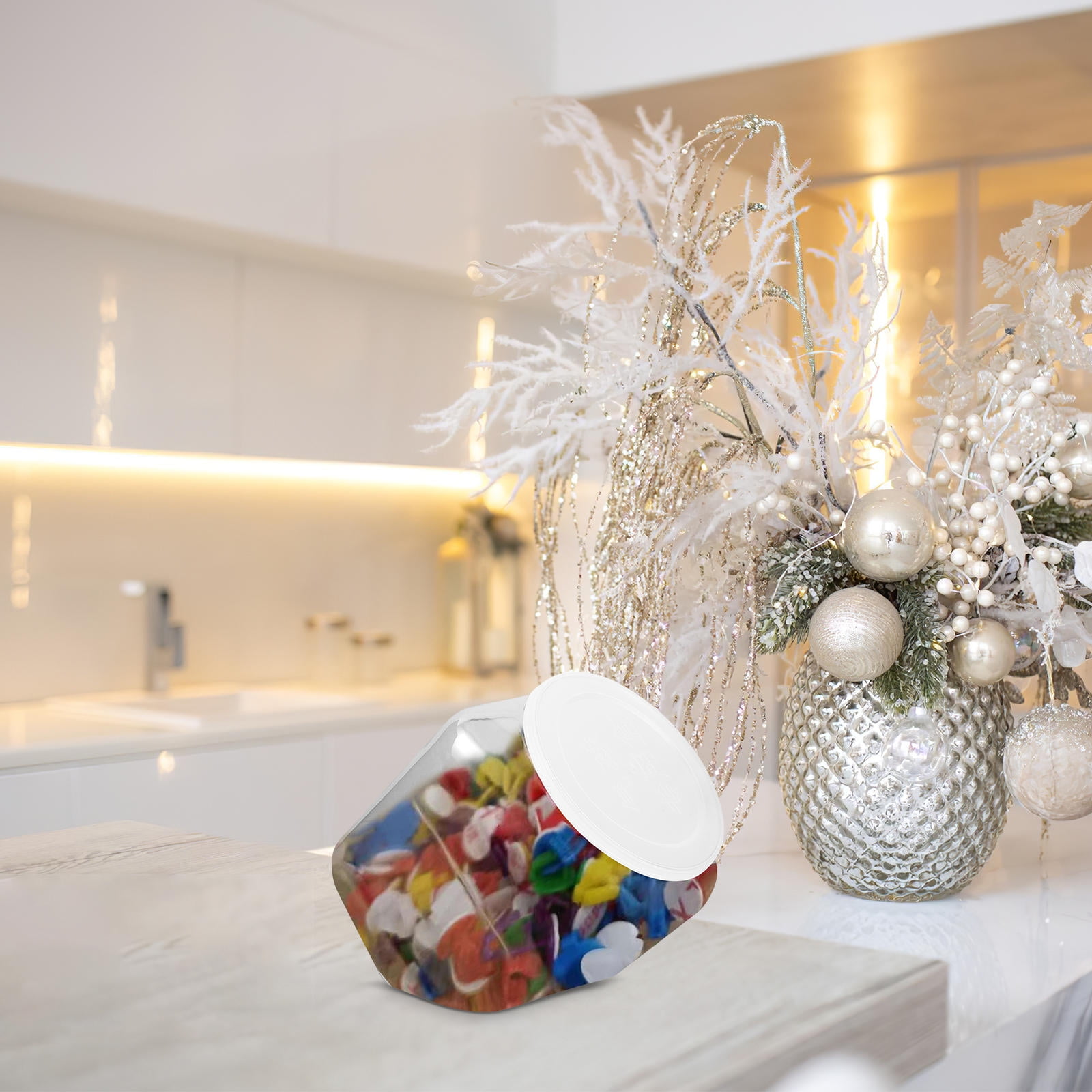 HONMEET 1Pcs Clear Latex Balloon Container Transparent Plastic ...