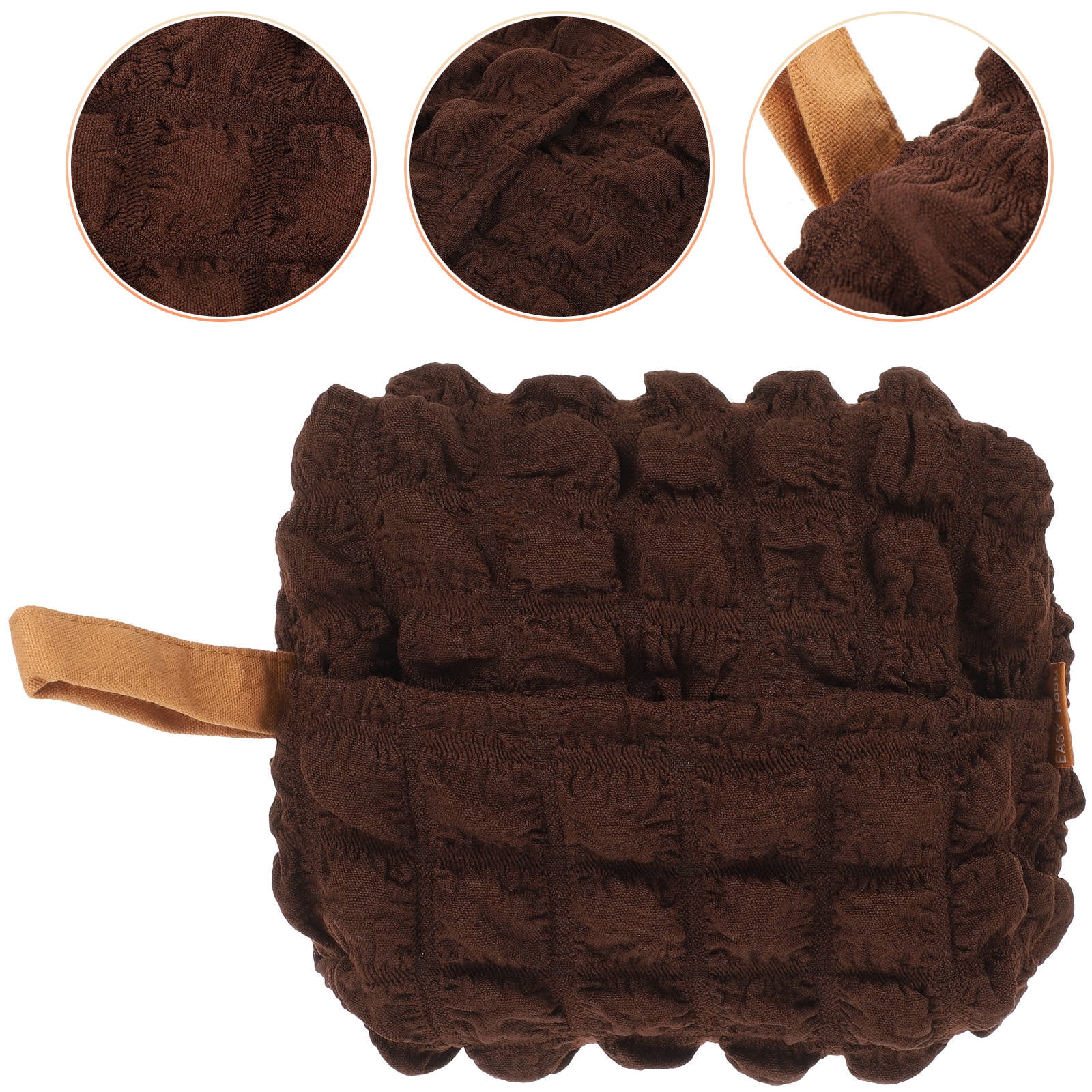 HONMEET Cloth Tissue Case Minimalist Style Round Puff Design 1Set 7.9x7 ...