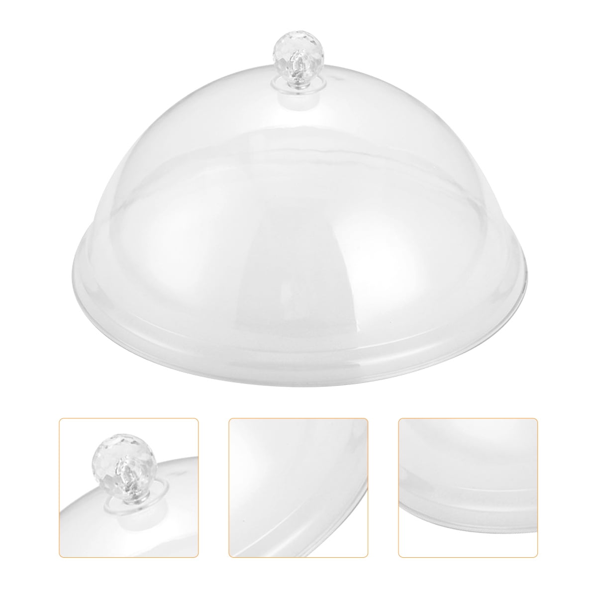 HONMEET 1Set Transparent Insulated Food Dome Cover Protective Food Dome ...
