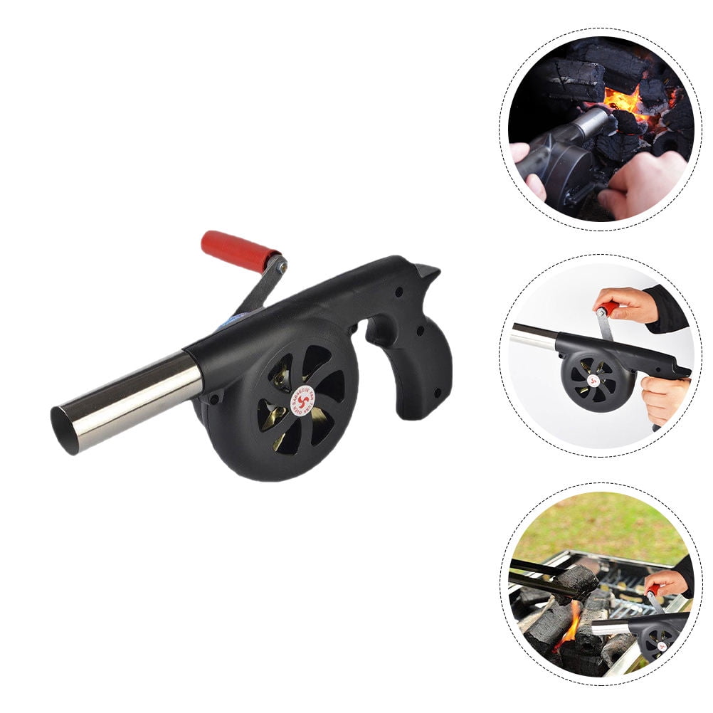 HONMEET BBQ Air Blower Barbecue Fan Assorted Color Camping Tool Manual ...
