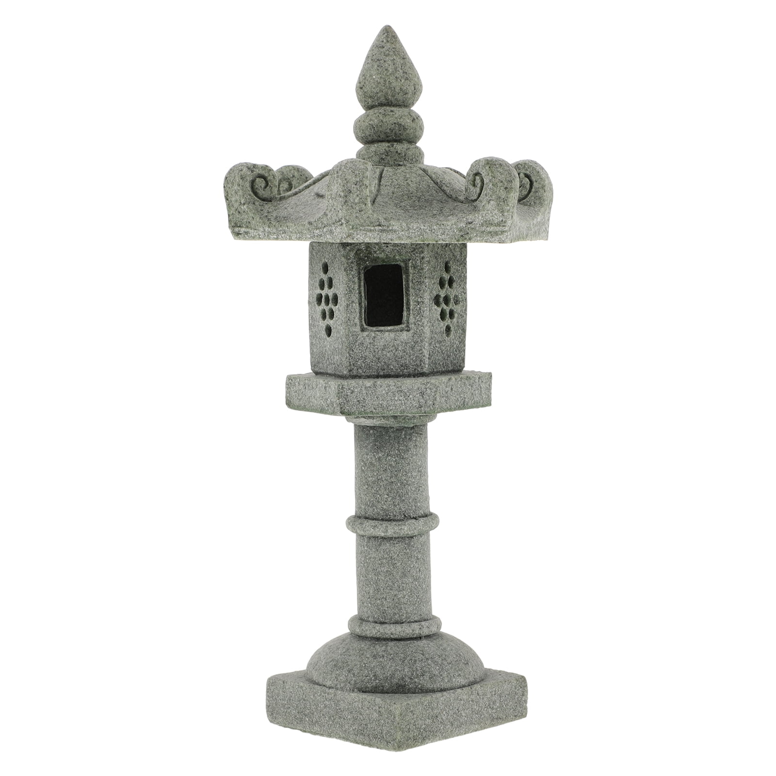 HONMEET 1Pcs Hexagonal Statue Bluestone Japanese Style Lantern For DIY ...
