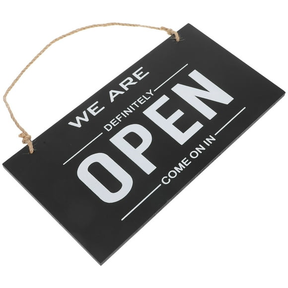 Shop Open and Closed Signs for Business in Bright and Wooden Styles