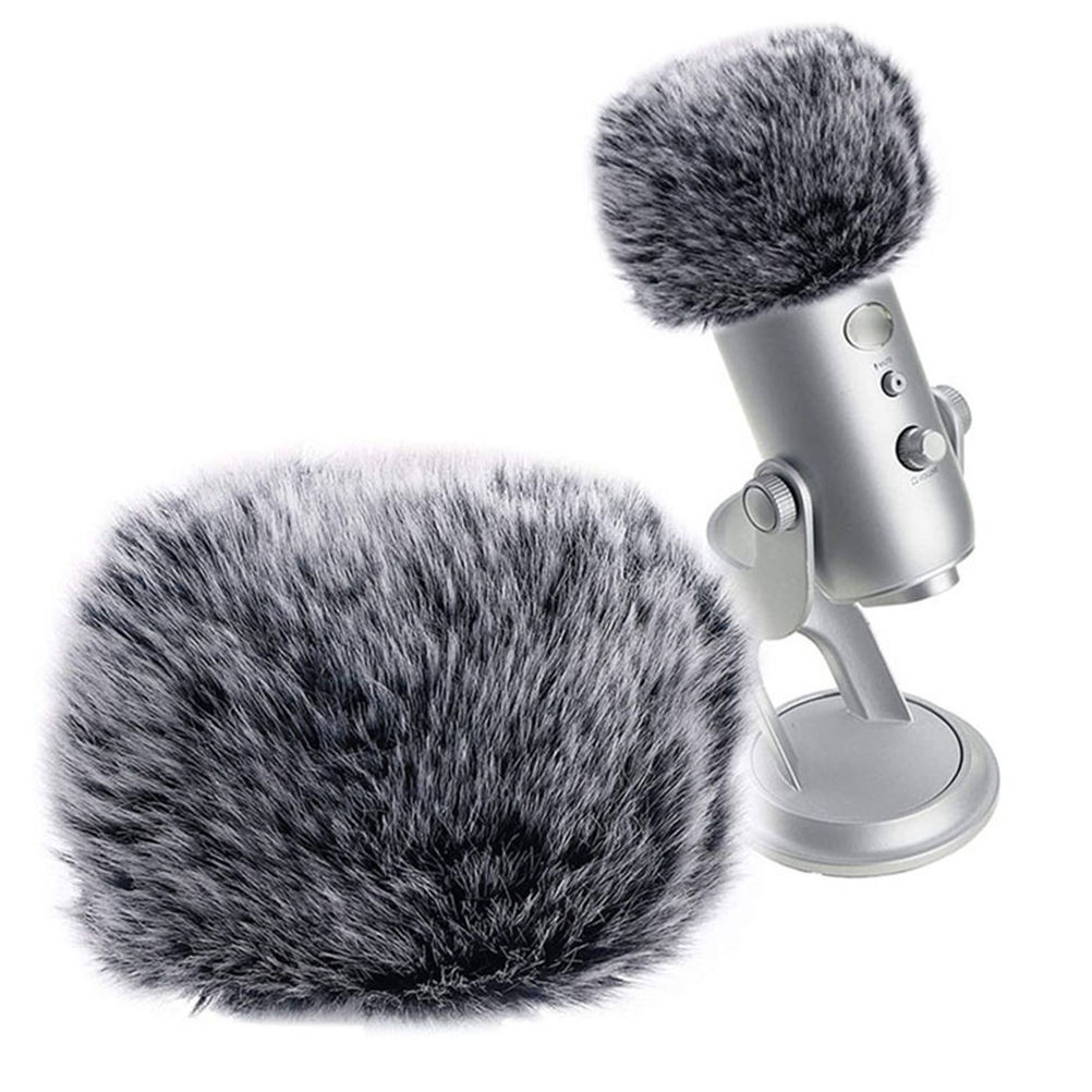 HONMEET Furry Mic Cover Plush Material Ktv Singing Accessories ...