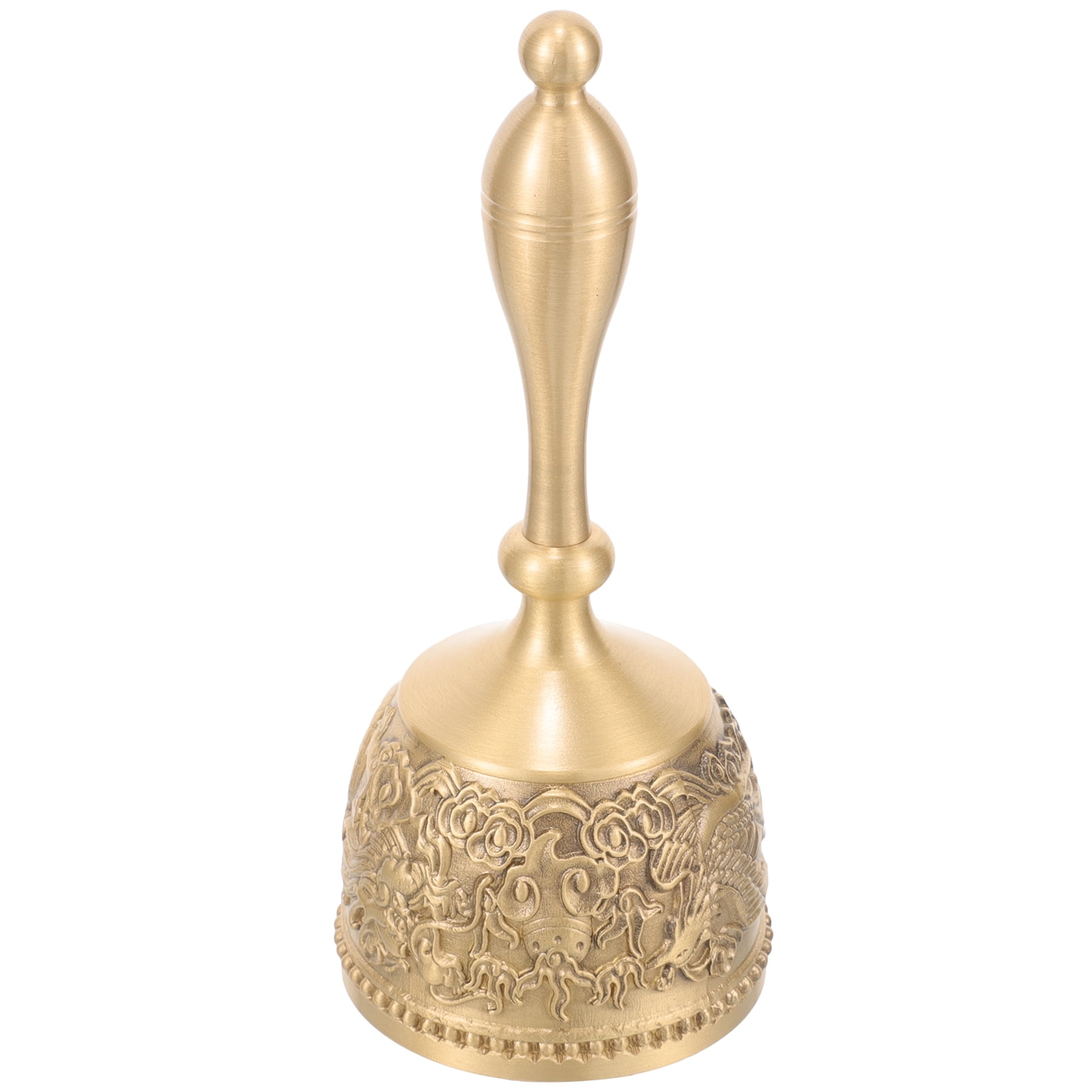 HONMEET Golden Metal Hand Bell for Bar and Restaurant Service - Walmart.com
