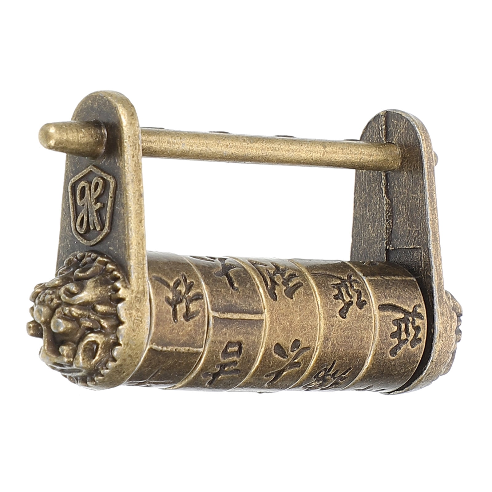 HONMEET 1Pcs Vintage Padlock Rectangular Shape No Fading for Collectors ...