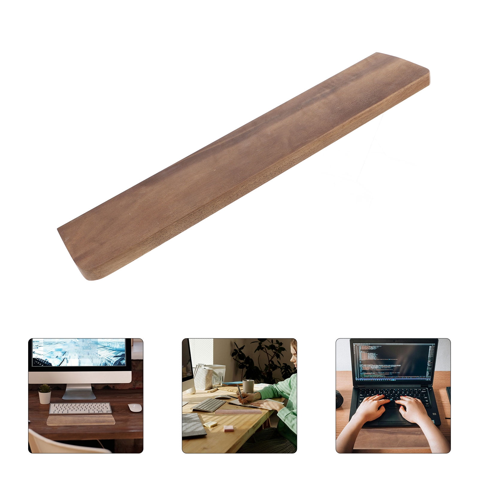 HONMEET Keyboard Hand Rest Ergonomic Walnut Support 1 Piece - Walmart.com