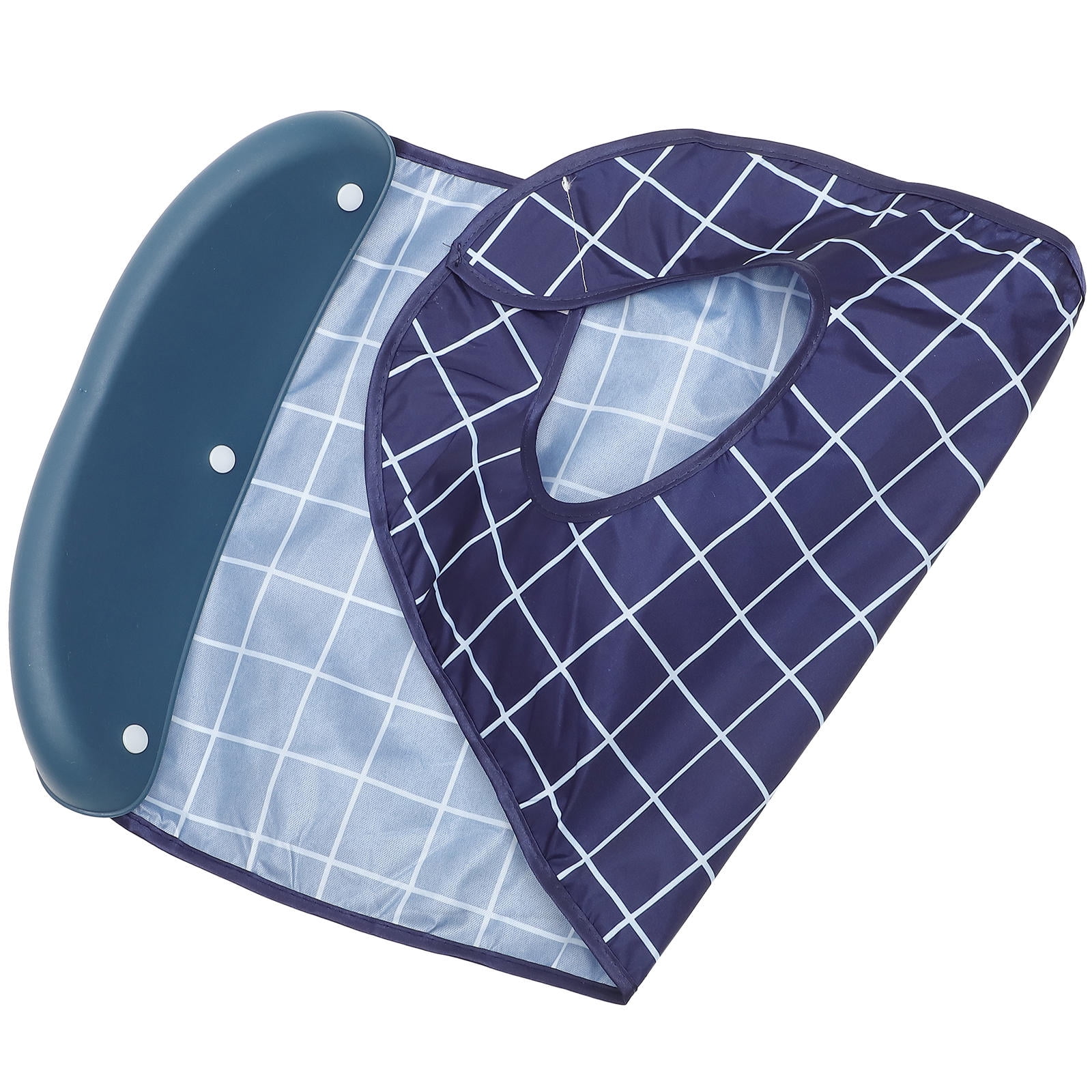 HONMEET 1Set Dark Blue TPU PVC Adult Bibs for Elderly Women Clothing ...