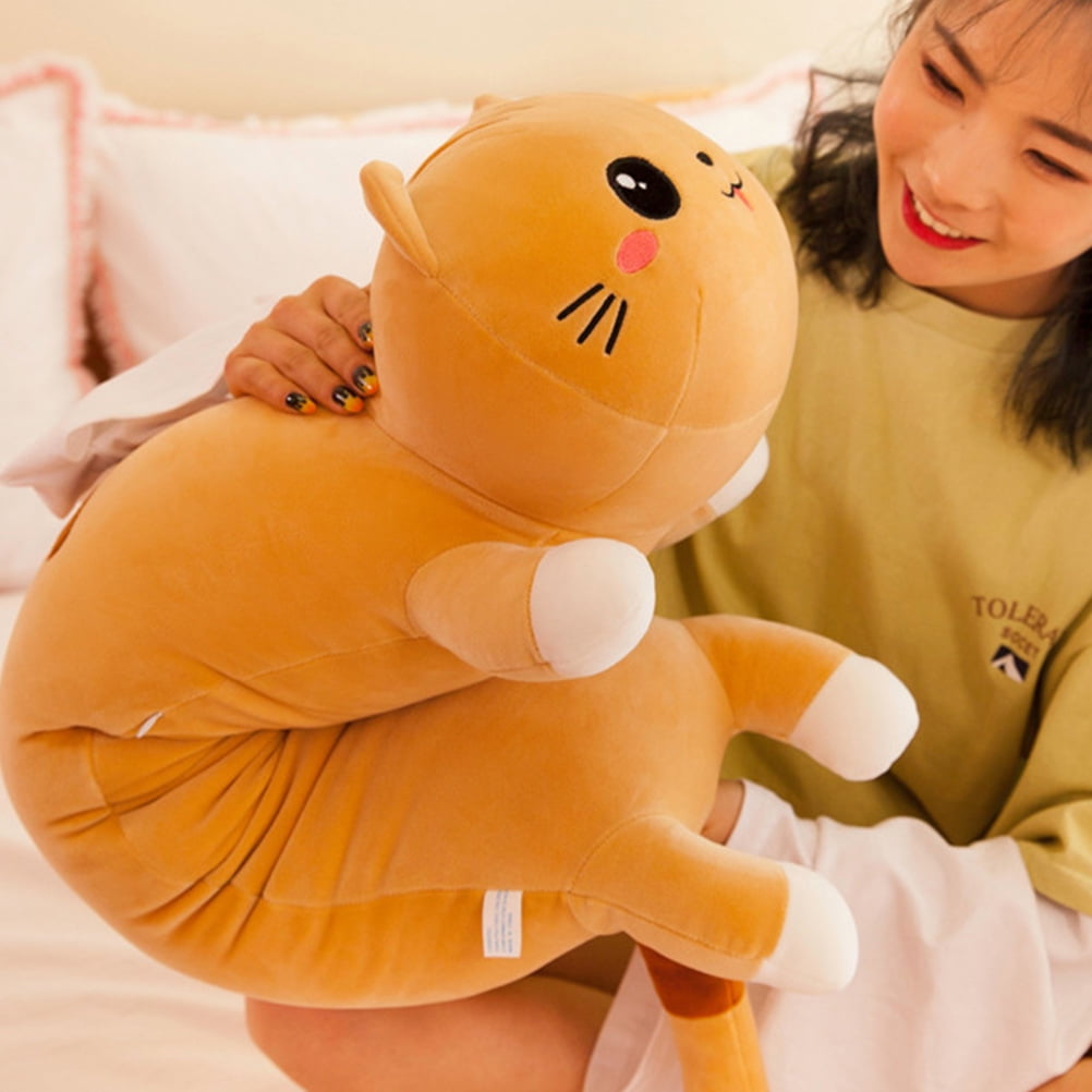 HONMEET 1Set Down Cotton Plush Cat Doll for Kids and Girls as a present ...