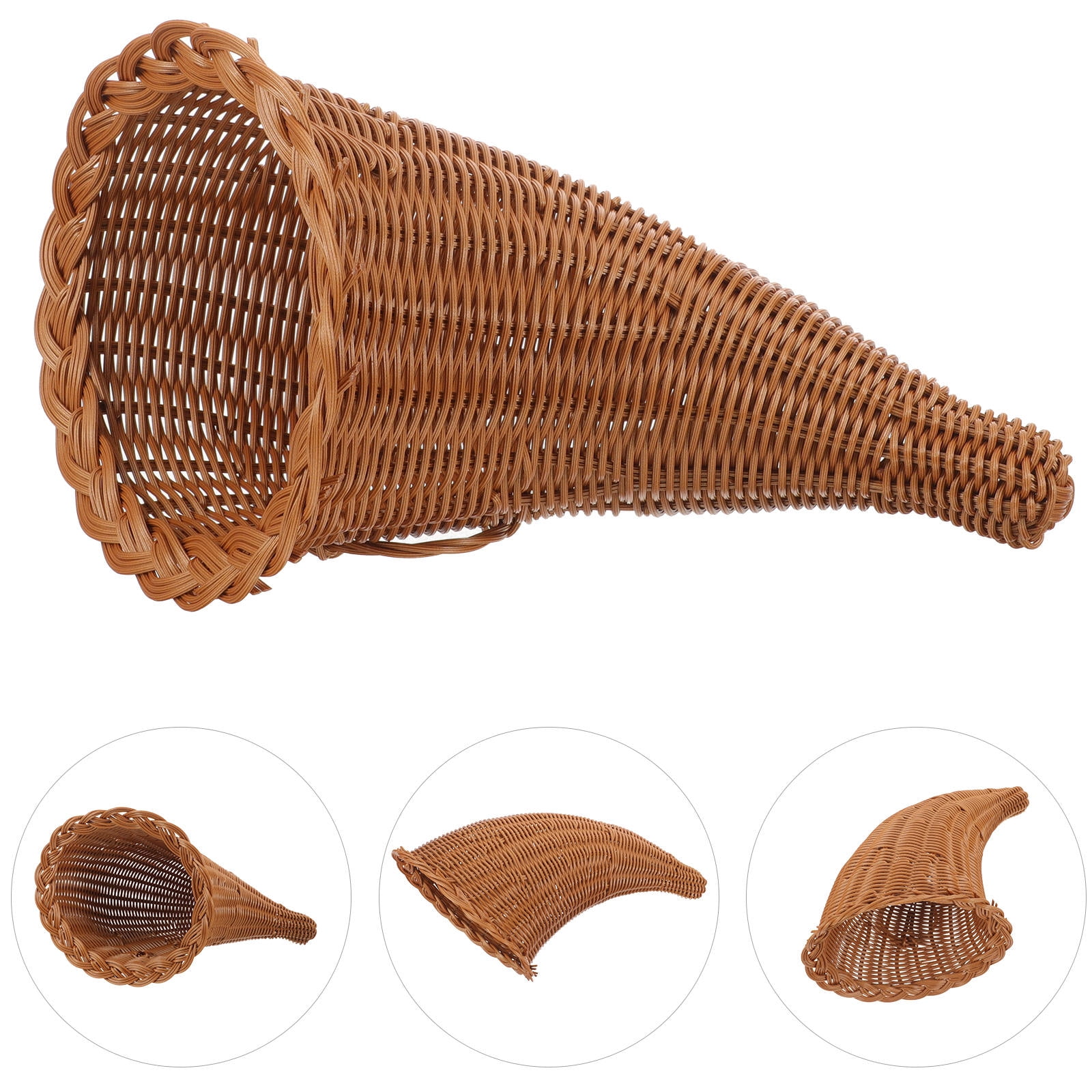 HONMEET Serving Bread Cornucopia Basket PP 1Pack - Walmart.com