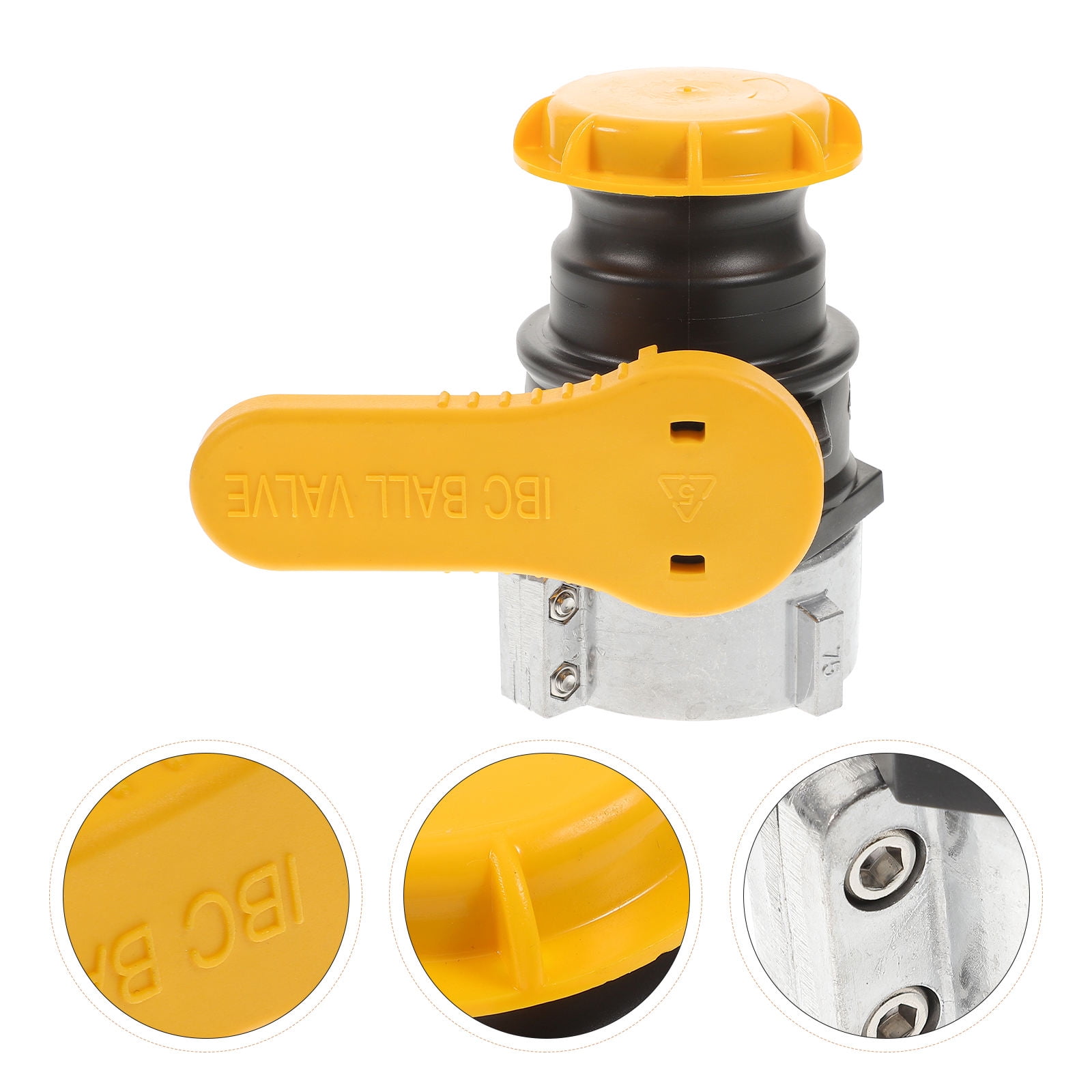 HONMEET Heavy Duty Ibc Water Tank Adapter Plastic Valve with Leak Proof ...