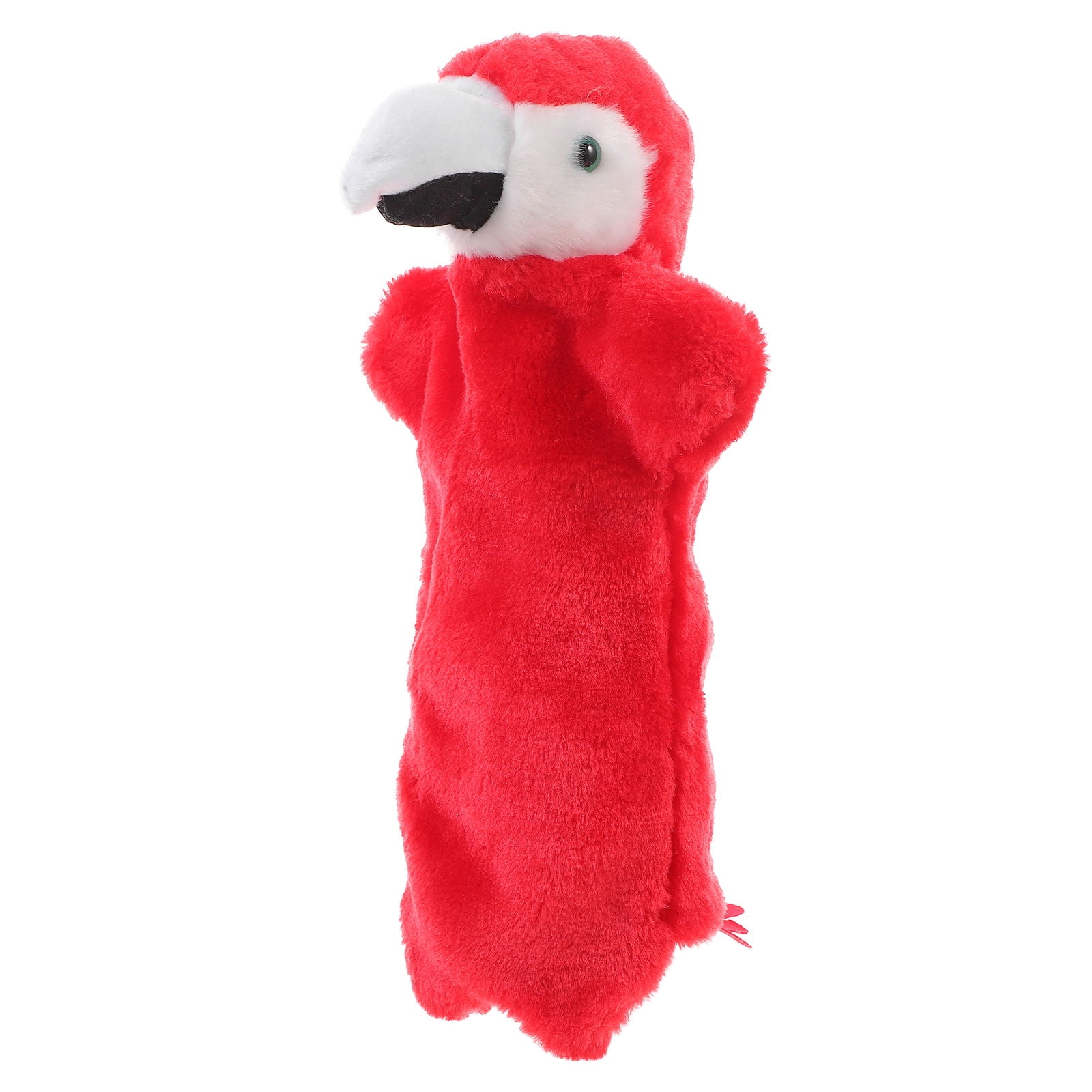 HONMEET 1Set Parrot Hand Puppet Red Plush PP Cotton for Storytelling ...