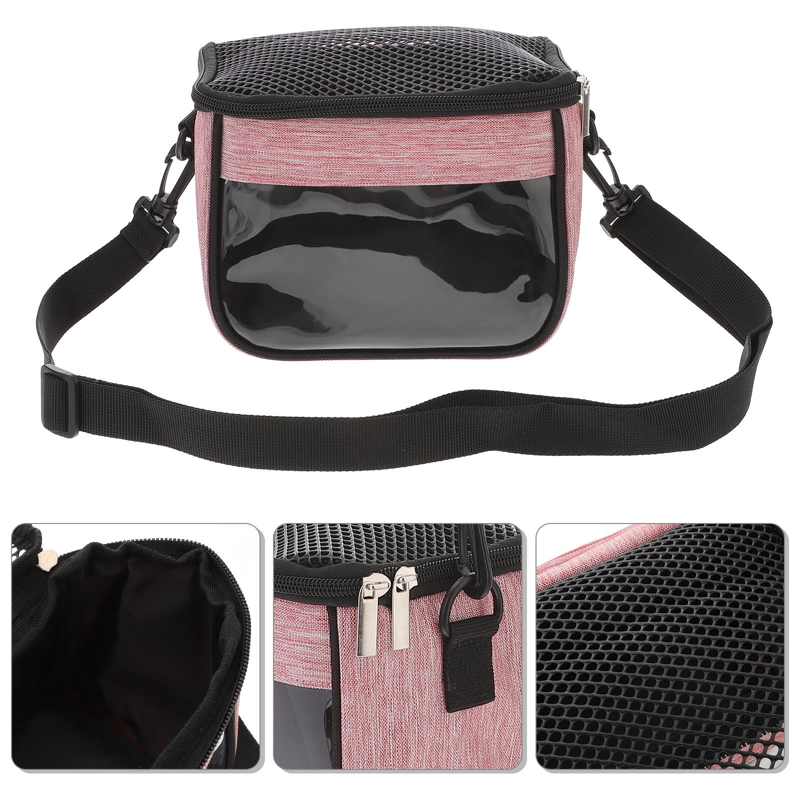 HONMEET 1Set Pink Compact Hamster Carry Bag with Hand Carry and ...