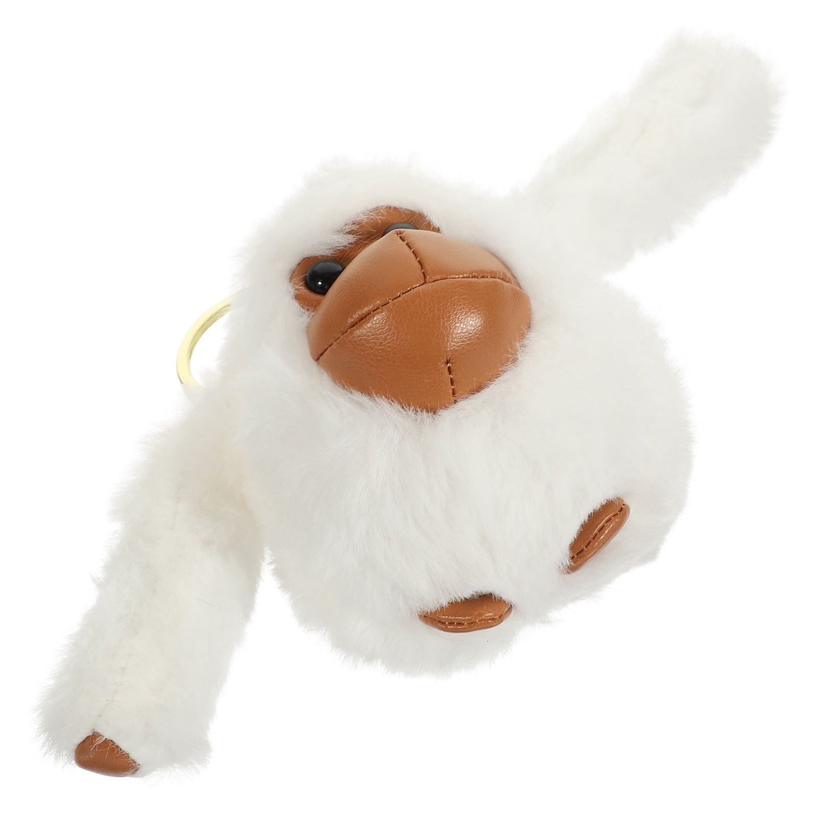 HONMEET 1Set Plush Gorilla Keychain White Cartoon Shaped Multi ...