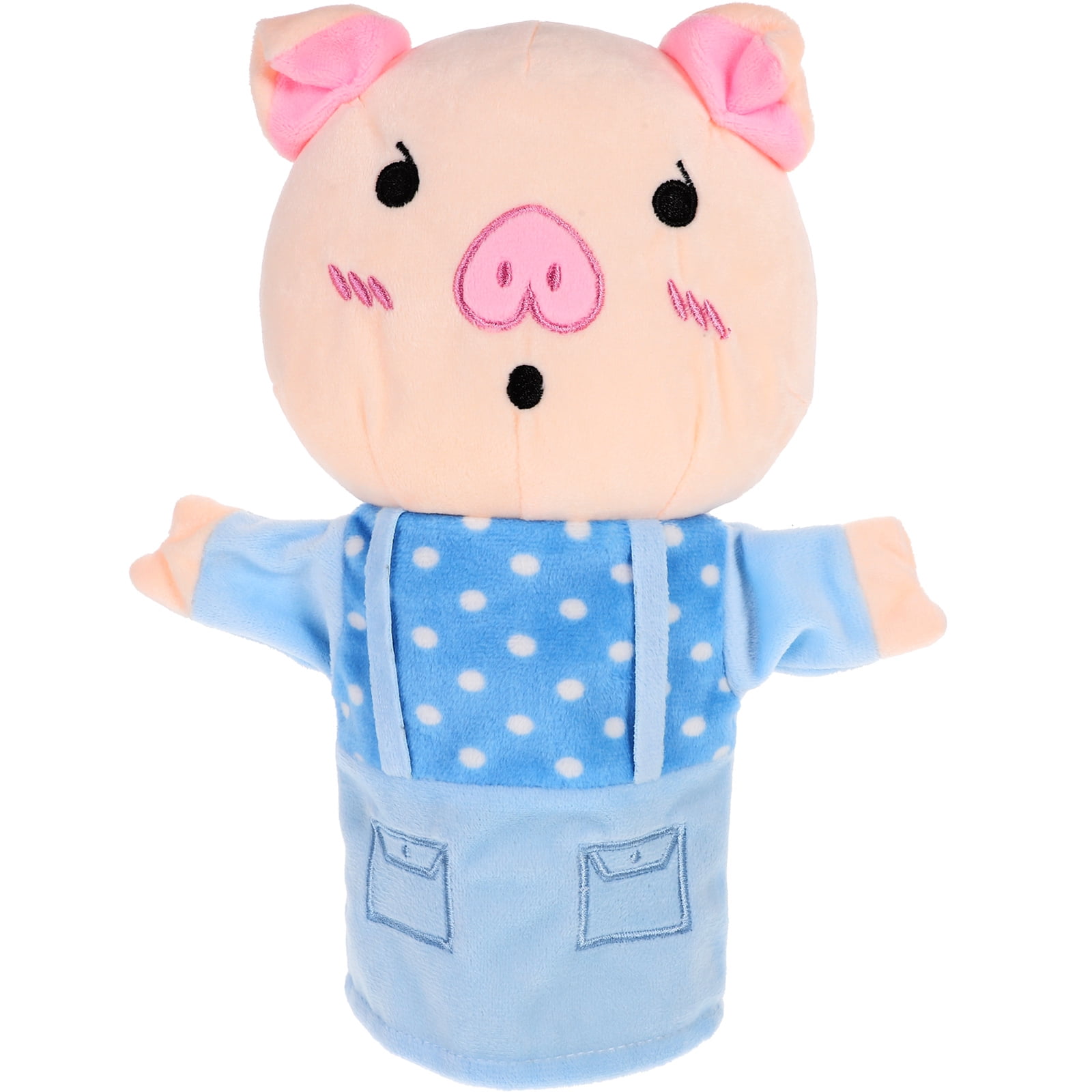 HONMEET 1Set Plush Pig Shaped Hand Puppet for Kids Educational Toy and ...