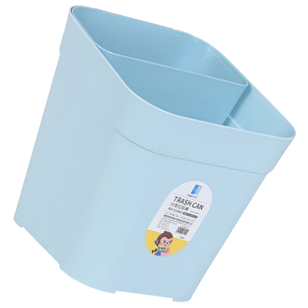 HONMEET Small Trashcan Trash Can Plastic Non Contact Use Office ...
