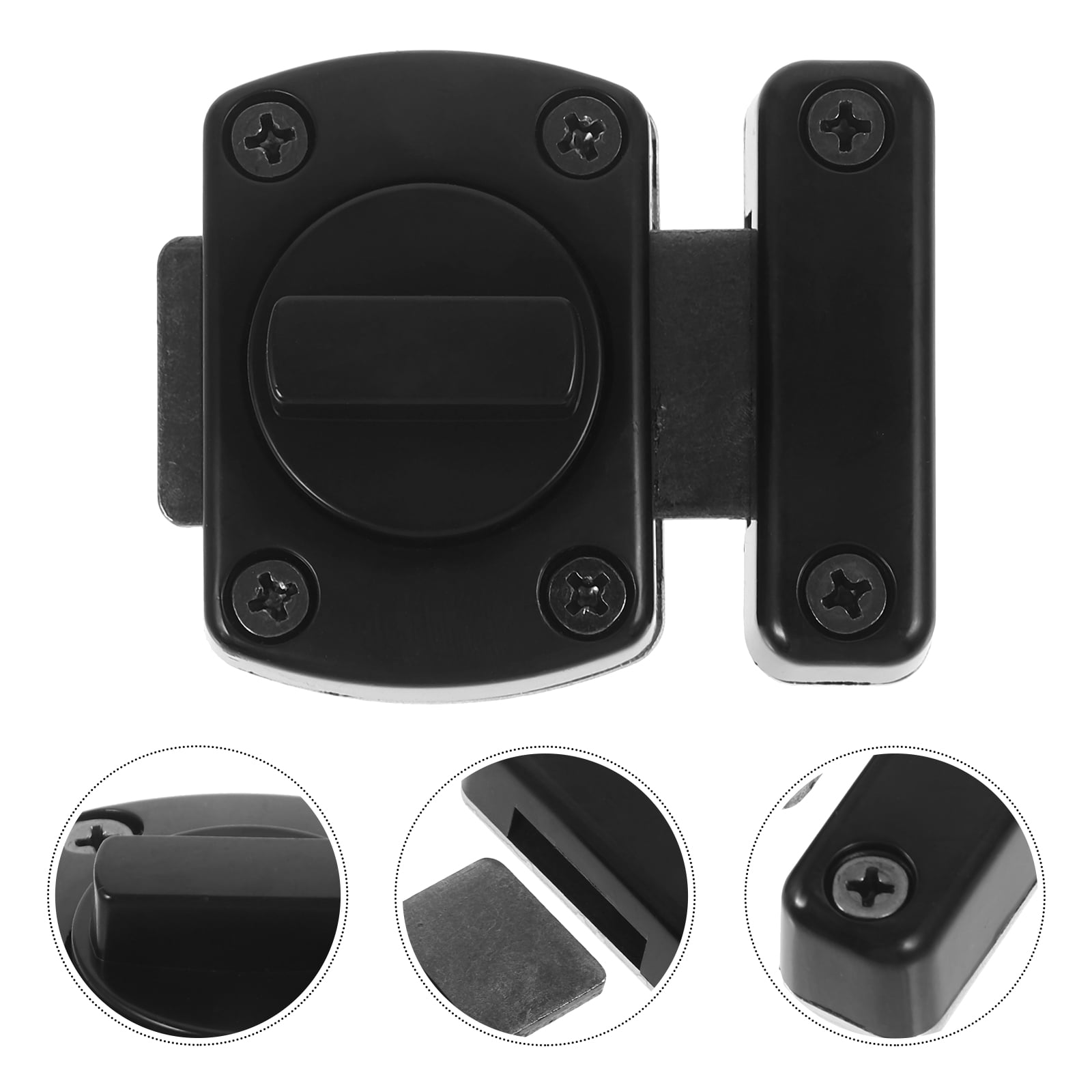 HONMEET Sleek Door Latch Zinc Alloy Iron Easy Install Home Security ...