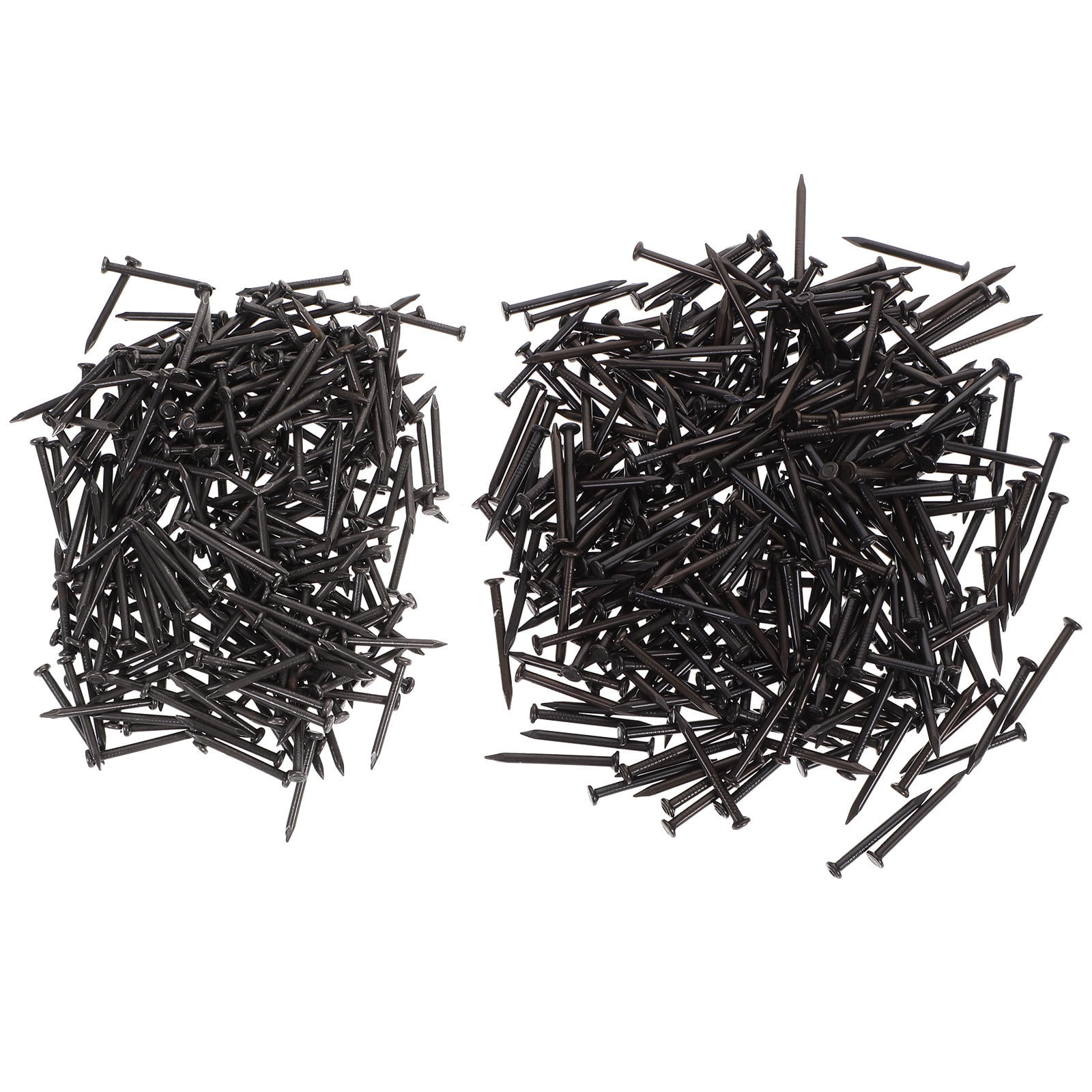 HONMEET Stainless Steel Concrete Nails Black, 2 Boxes, Easy Insertion ...
