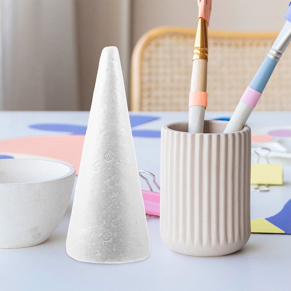 HONMEET 20Pack Diy Cone Moulds for Craft Projects Foam Cone Models ...