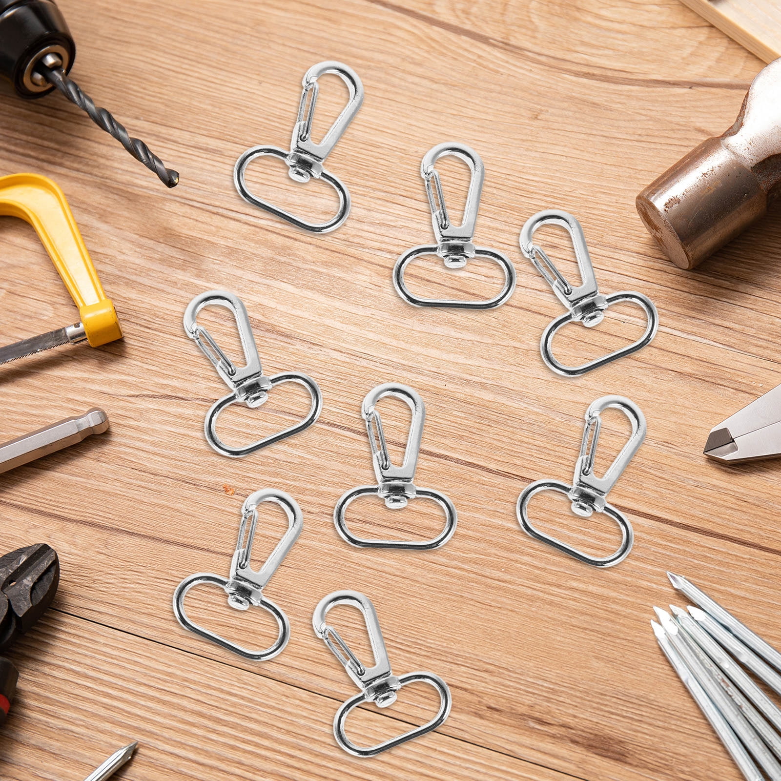 HONMEET 20Pcs Metal Bird Cage Door Locks Silver Parrot Cage Lock ...