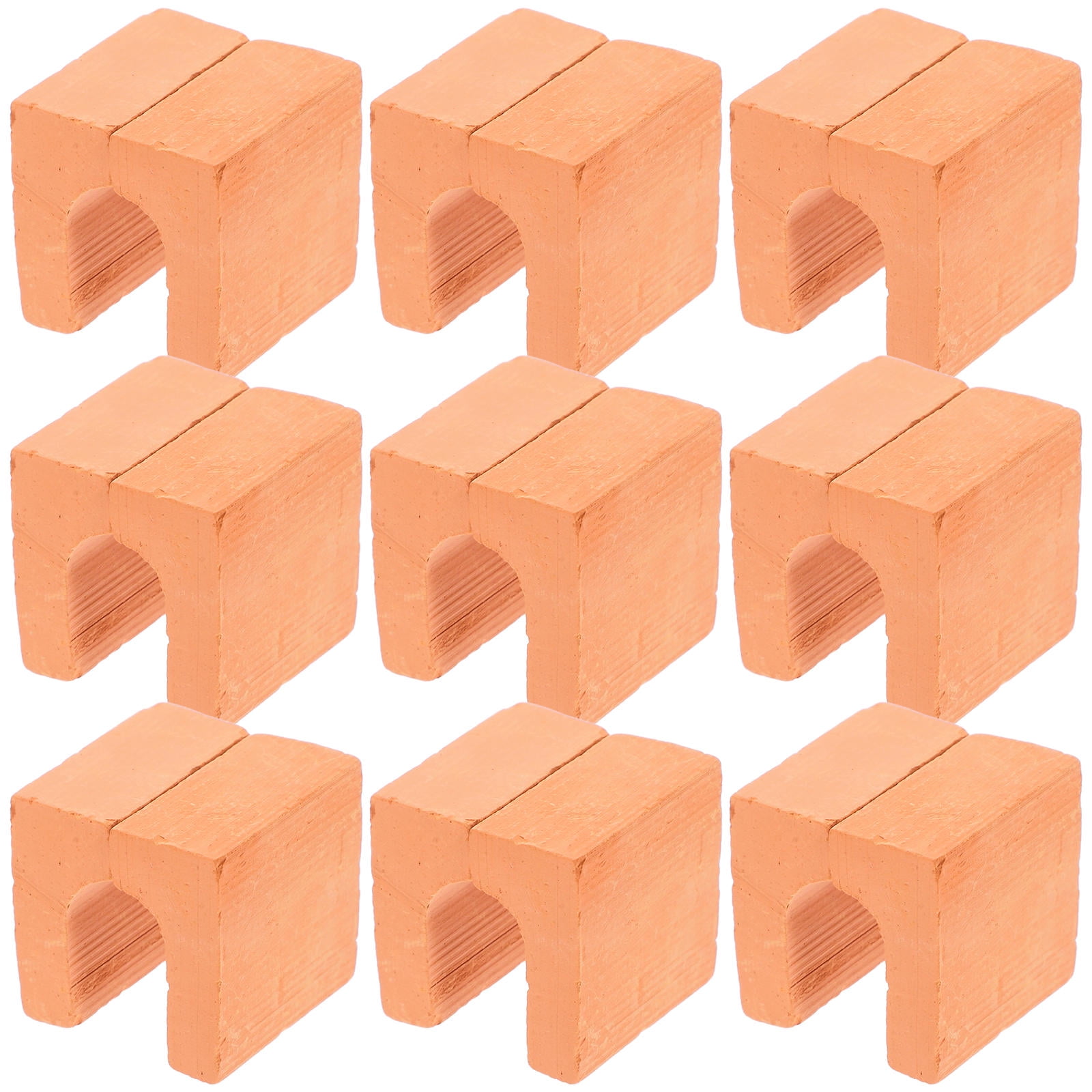 HONMEET 20Pcs Miniature Door Brick Clay Material Tiny Bricks for ...