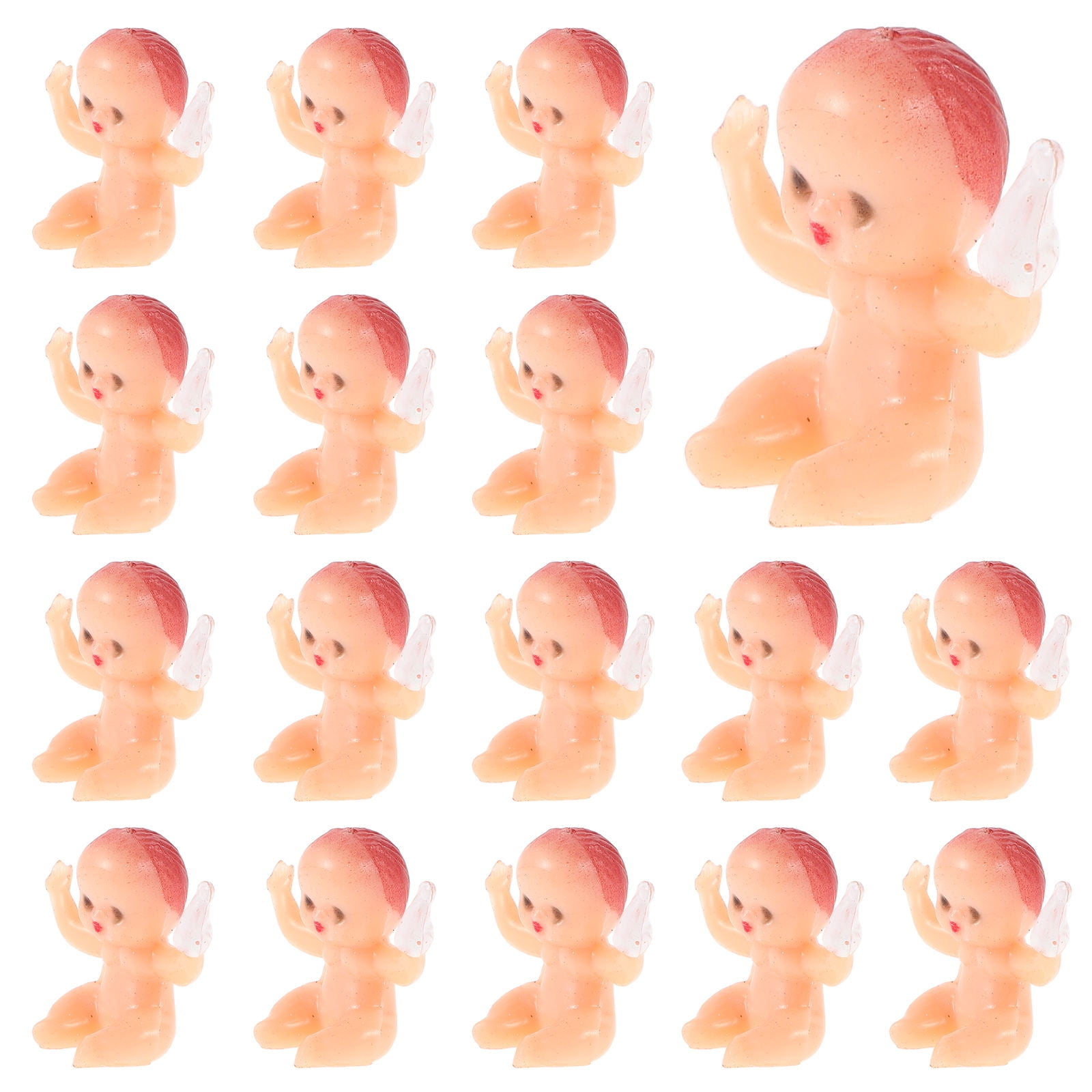HONMEET 20pcs Small Plastic Babies Novelty Toy for Baby Showers Parties ...