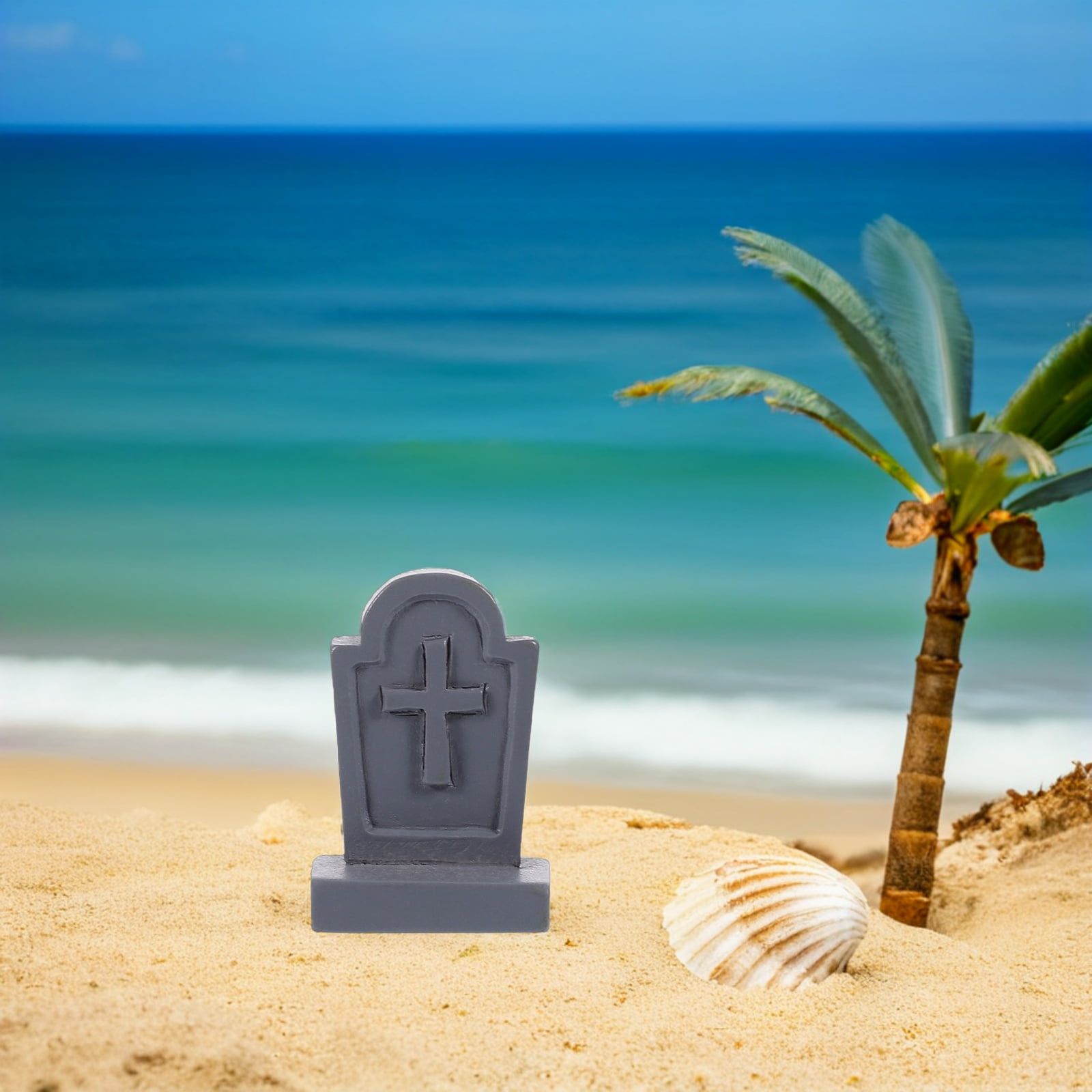 HONMEET 20Set Tombstone Shape Adornment Resin Garden Tombstone ...