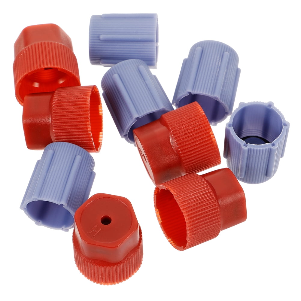 HONMEET 20Pcs Car Air Conditioning Valve Caps Assorted Colors Leak ...