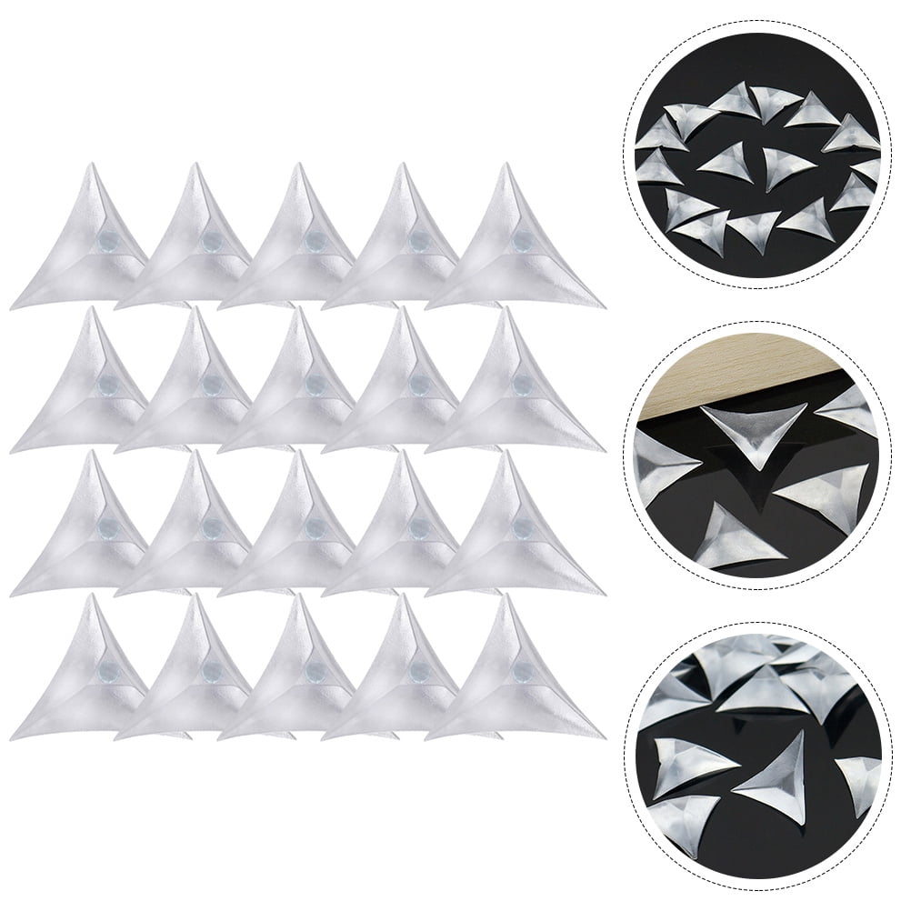 HONMEET 250Pack Triangle Corner Edges for Furniture and Cabinets 1.90X1 ...