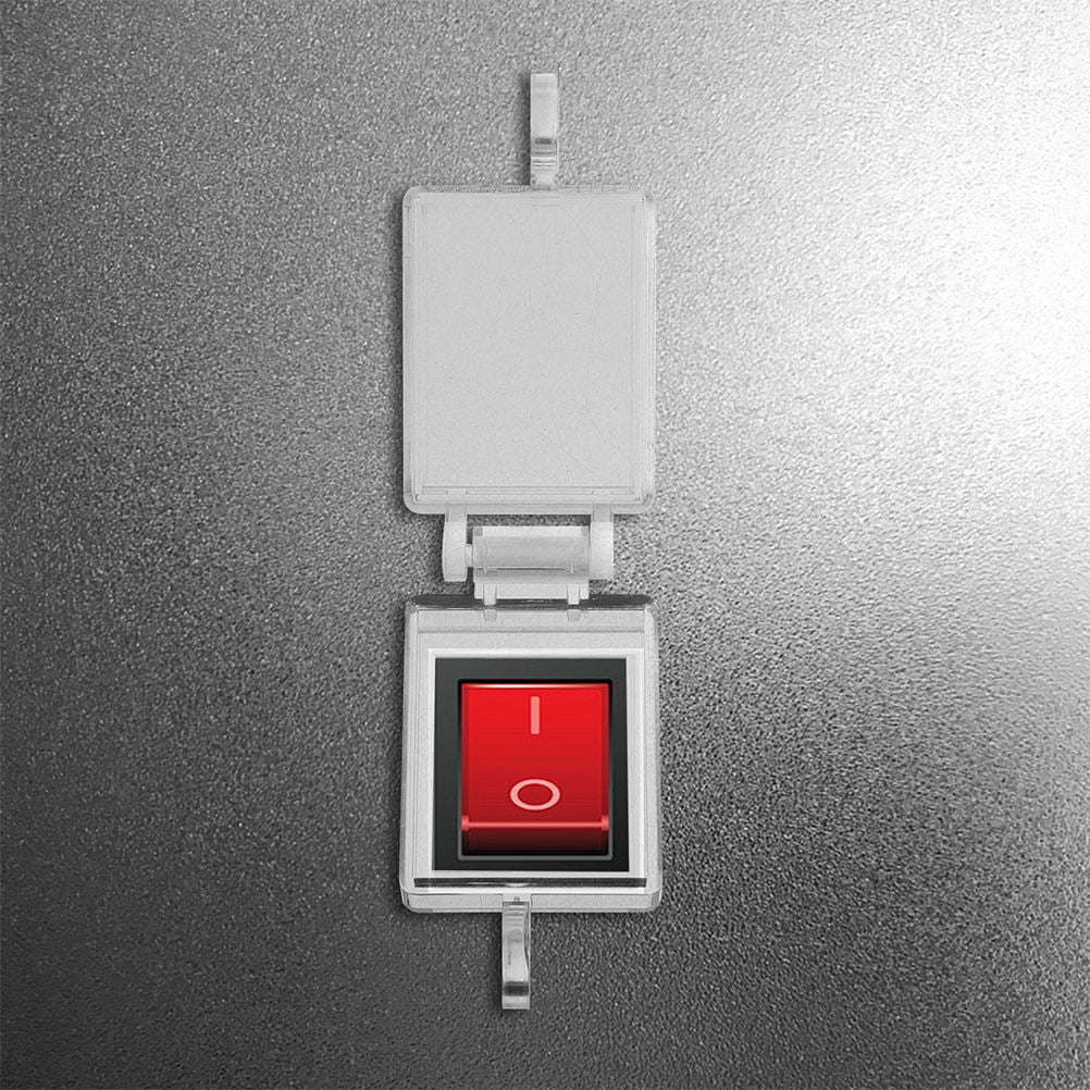 HONMEET 2PCS Transparent Plastic Adhesive Boat Rocker Switch Covers ...