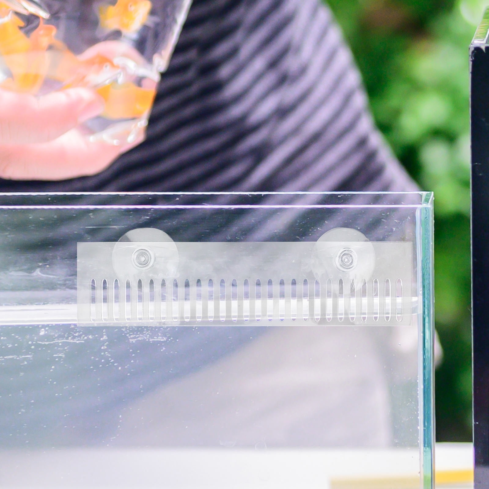 HONMEET Acrylic Overflow Comb for Fish Tank Prevents Water Overflow ...