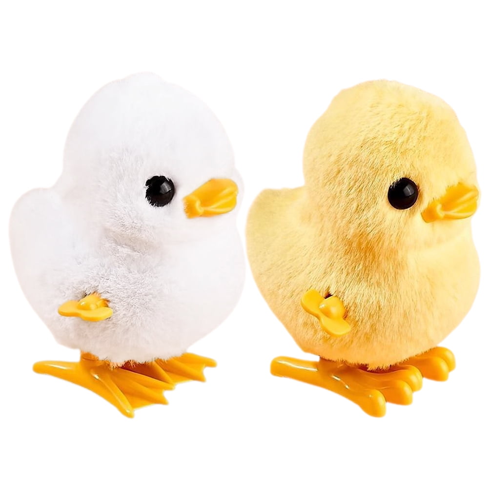 HONMEET 2Pcs Animal Design Wind Up Toy Duck Shape PVC Winding Up ...