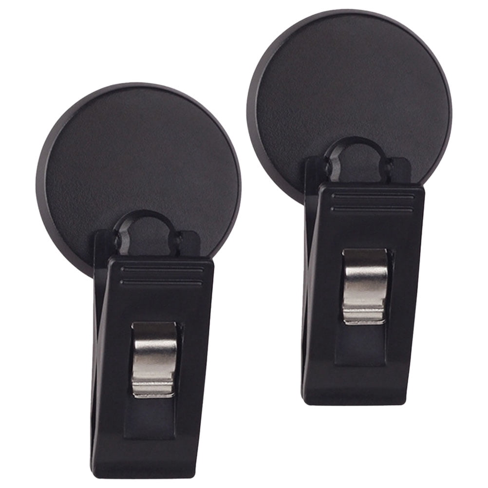 HONMEET 2Pcs Car Parking Permit Holder Black Adhesive Clip with Card ...