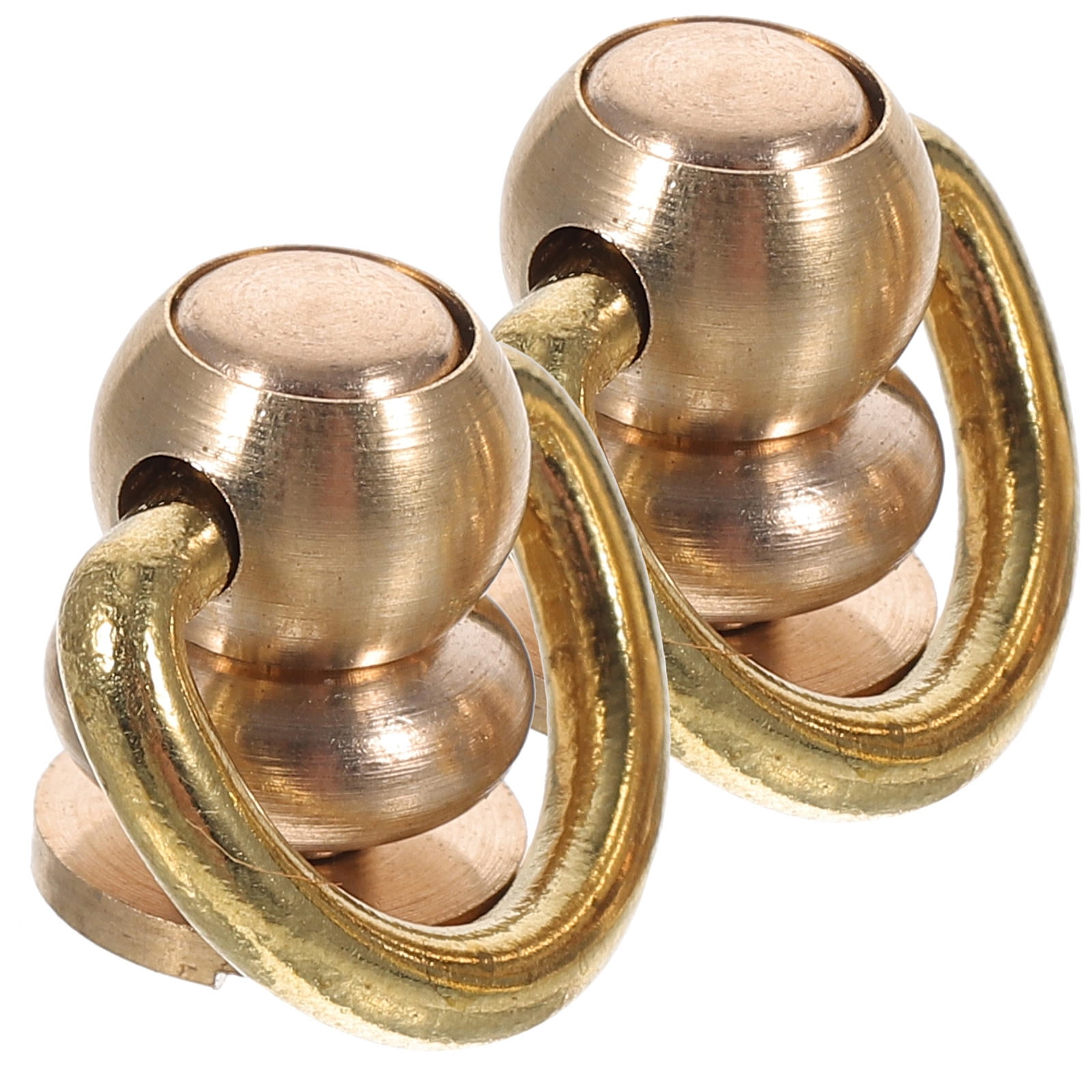 HONMEET 2Pcs D Rings Stud Screw D Rings Rivets for Leather Crafts and ...