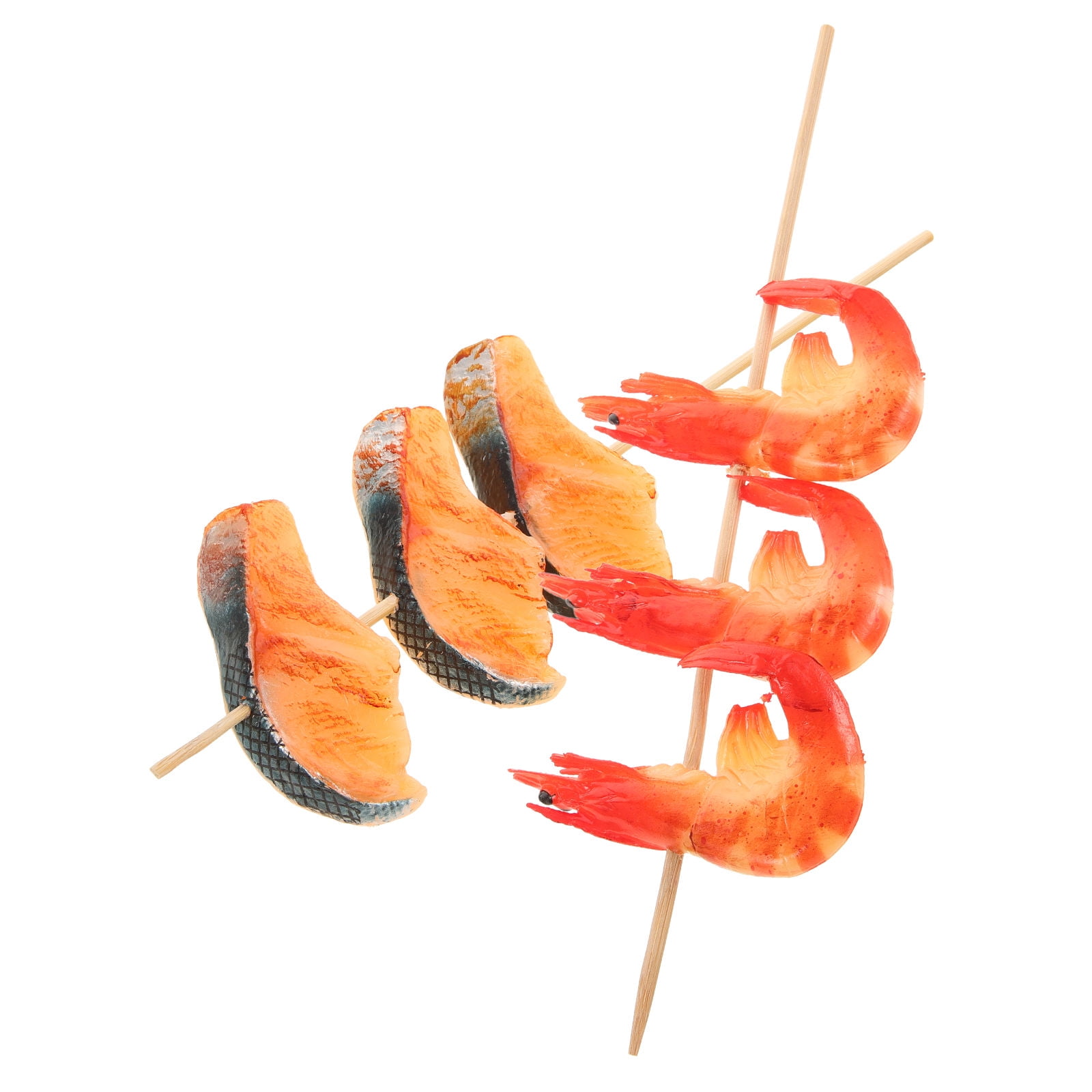 HONMEET 2Pcs Fake Barbecue Food Model Lifelike Roast Food Shape for ...