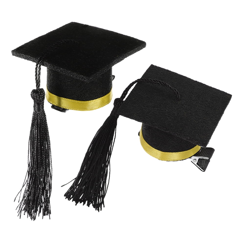 HONMEET 2Pcs Grad Party Hat Decor For Graduation Caps For Kids In ...