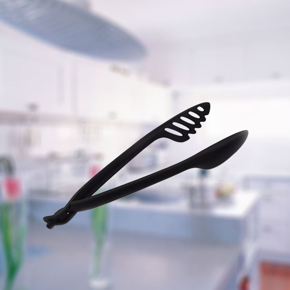 HONMEET 2Pcs Nylon Kitchen Tongs Food Grade Clip with Raised Edges and ...