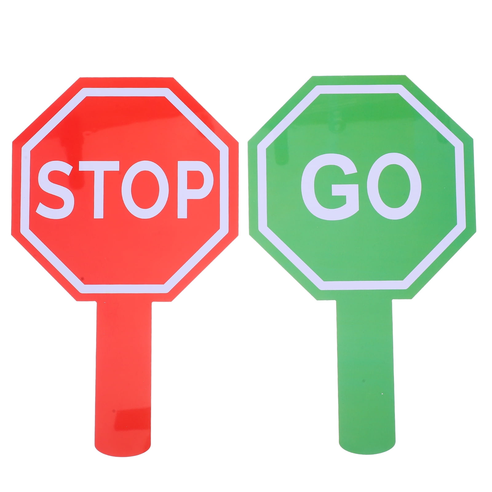 HONMEET 2Pcs Stop Sign Multi Plastic Safety Education For Educators ...