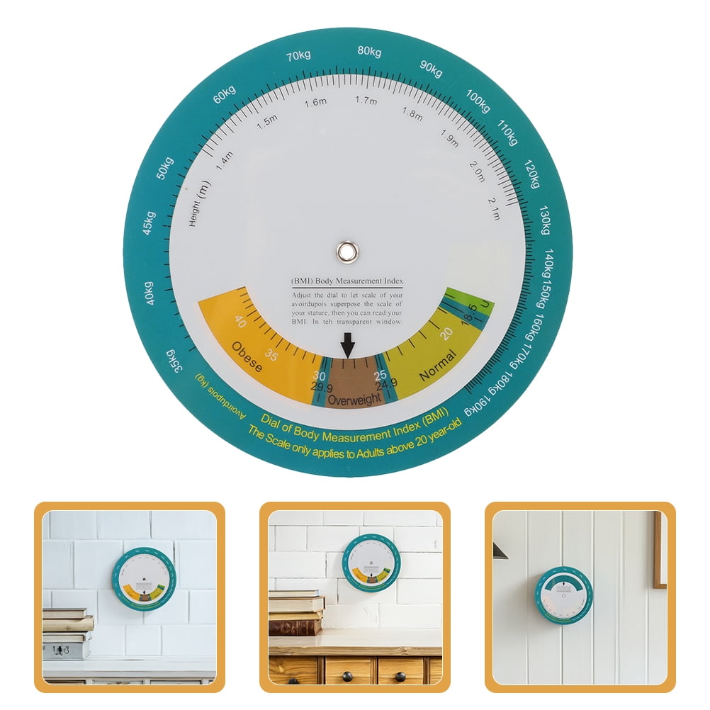 HONMEET 2Set Health Monitoring Wheel BMI Body Index Wheel Multi Plastic ...