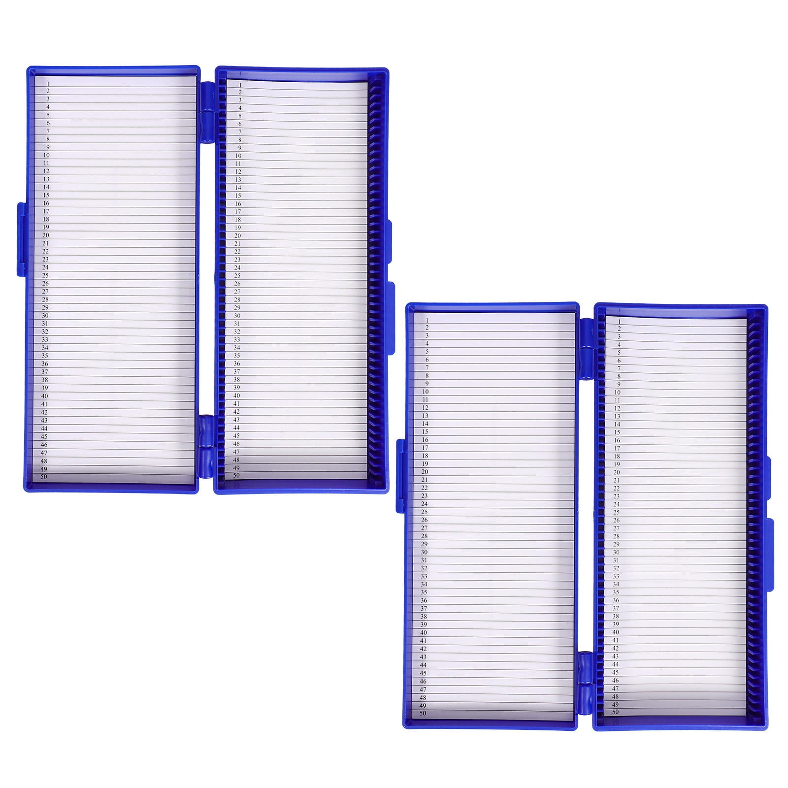 HONMEET Slide Cases for Inventory Management Dark Blue 2Pack ABS ...